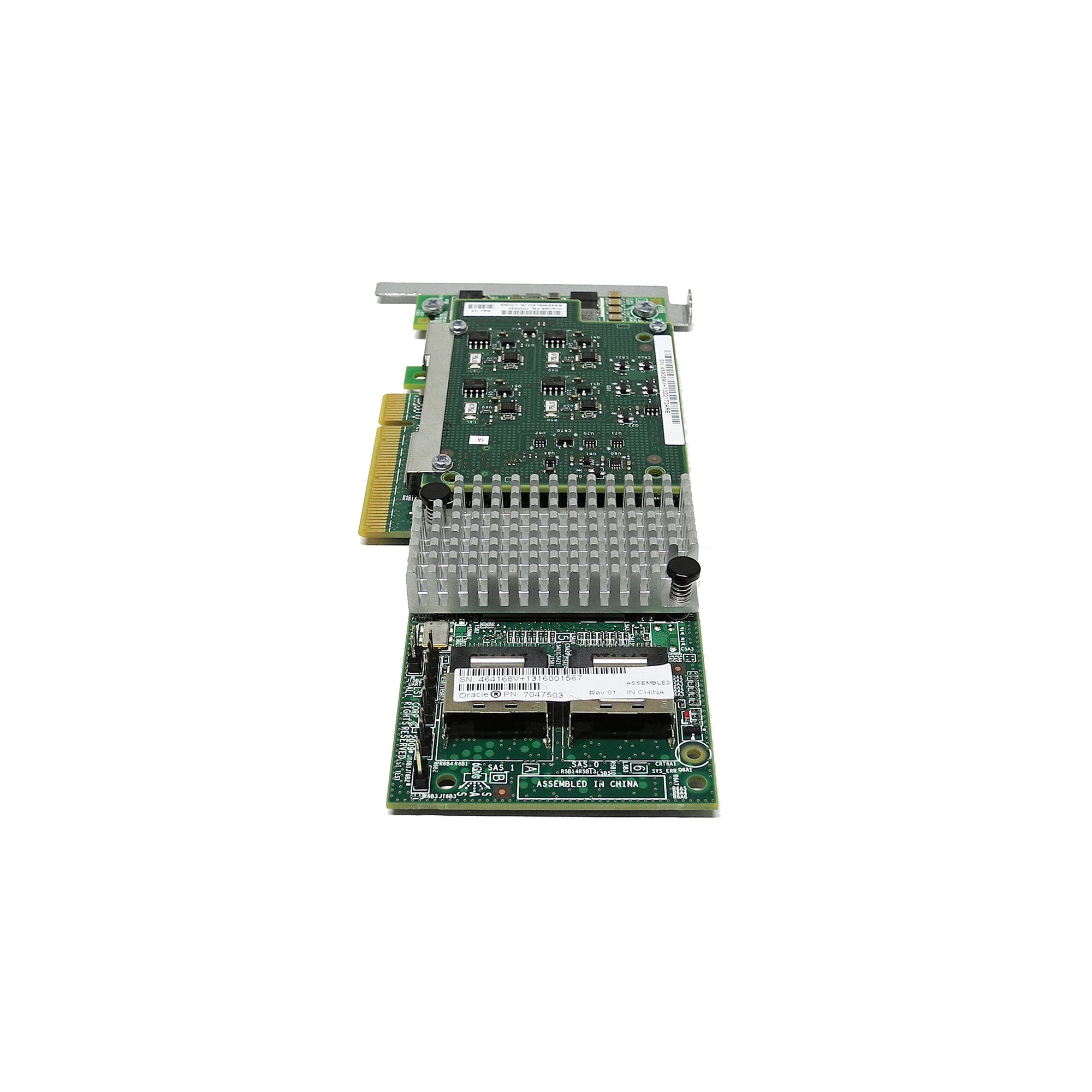 Sun Oracle SAS 6Gb/s PCIe x8 RAID Controller 375-3701-01 + 2x miniSAS ...