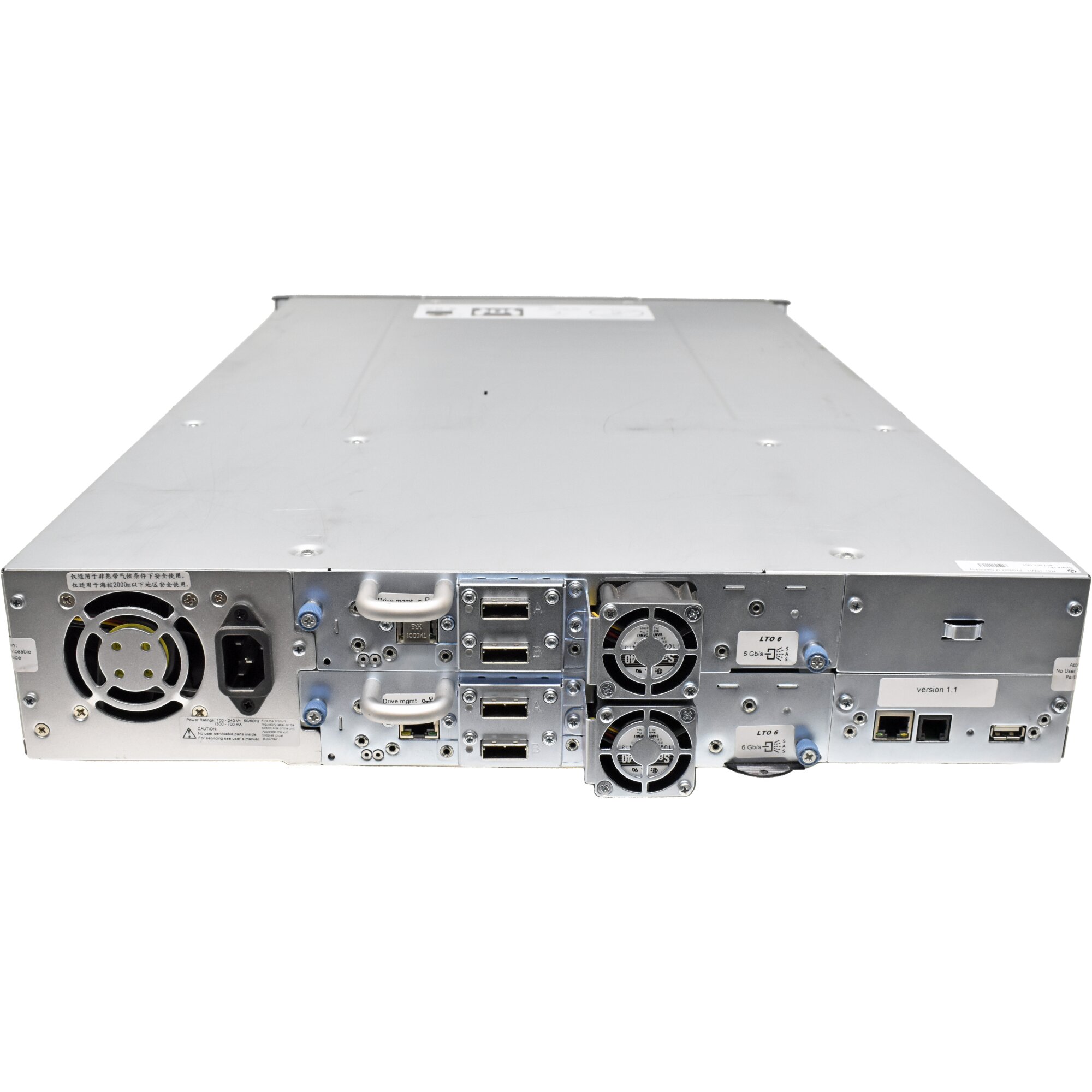 HP StorageWorks MSL2024 C0H21A Tape Library 407351-001 24-Slot 2x LTO-6 ...