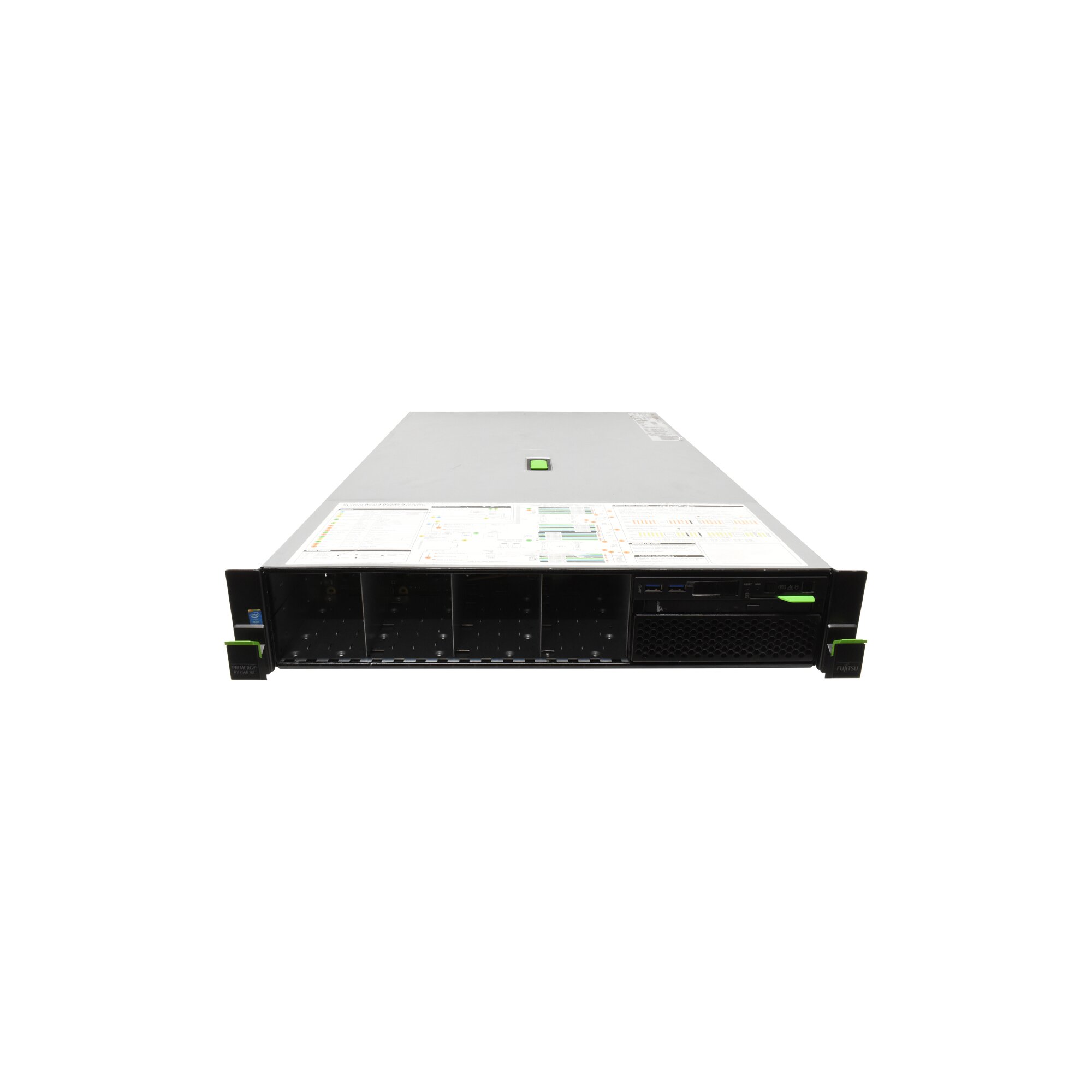 Fujitsu Primergy RX2540 M1 Server 2x E5-2623 v3 QC 2.40GHz 16 GB PC4 ...
