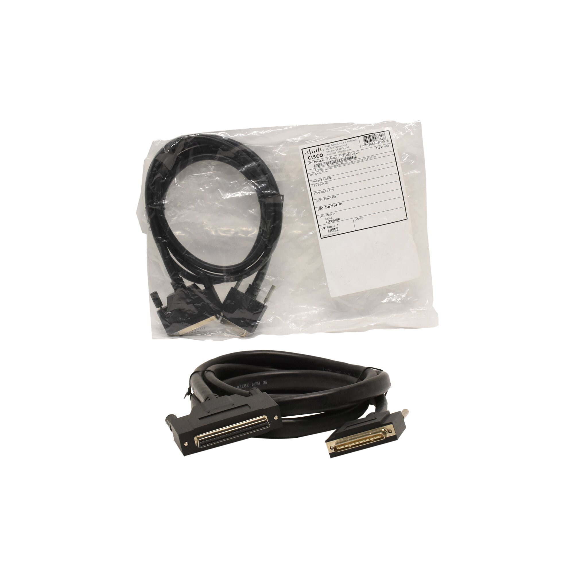 Cisco CABLE-16TDM-C-L2 16 Port Kabel für TDM CEM IM 160cm NEU / NEW ...