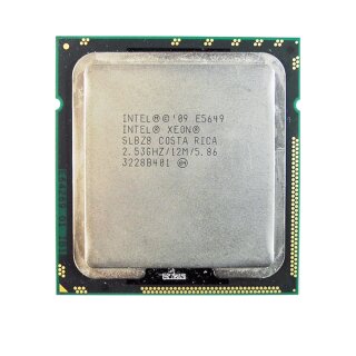 Intel Xeon Processor E5649 12MB Cache, 2.53 GHz Six Core FC LGA 1366 P ...