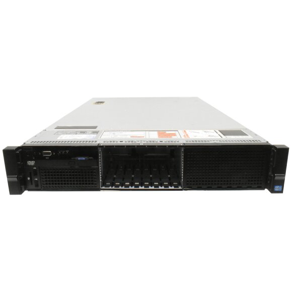 Dell PowerEdge R720 Server 2U H710p mini 2x E5-2690 GHz CPU 32GB RAM 8 ...