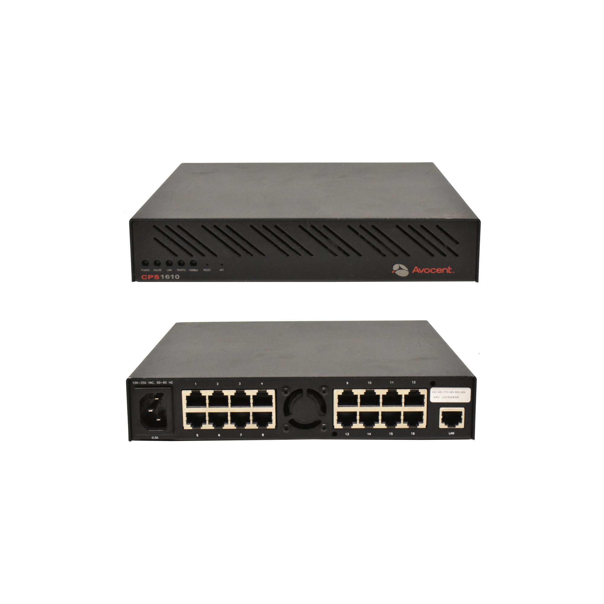 Avocent CPS1610 16-Port 790205-00X Konsole Server - Piospartslap