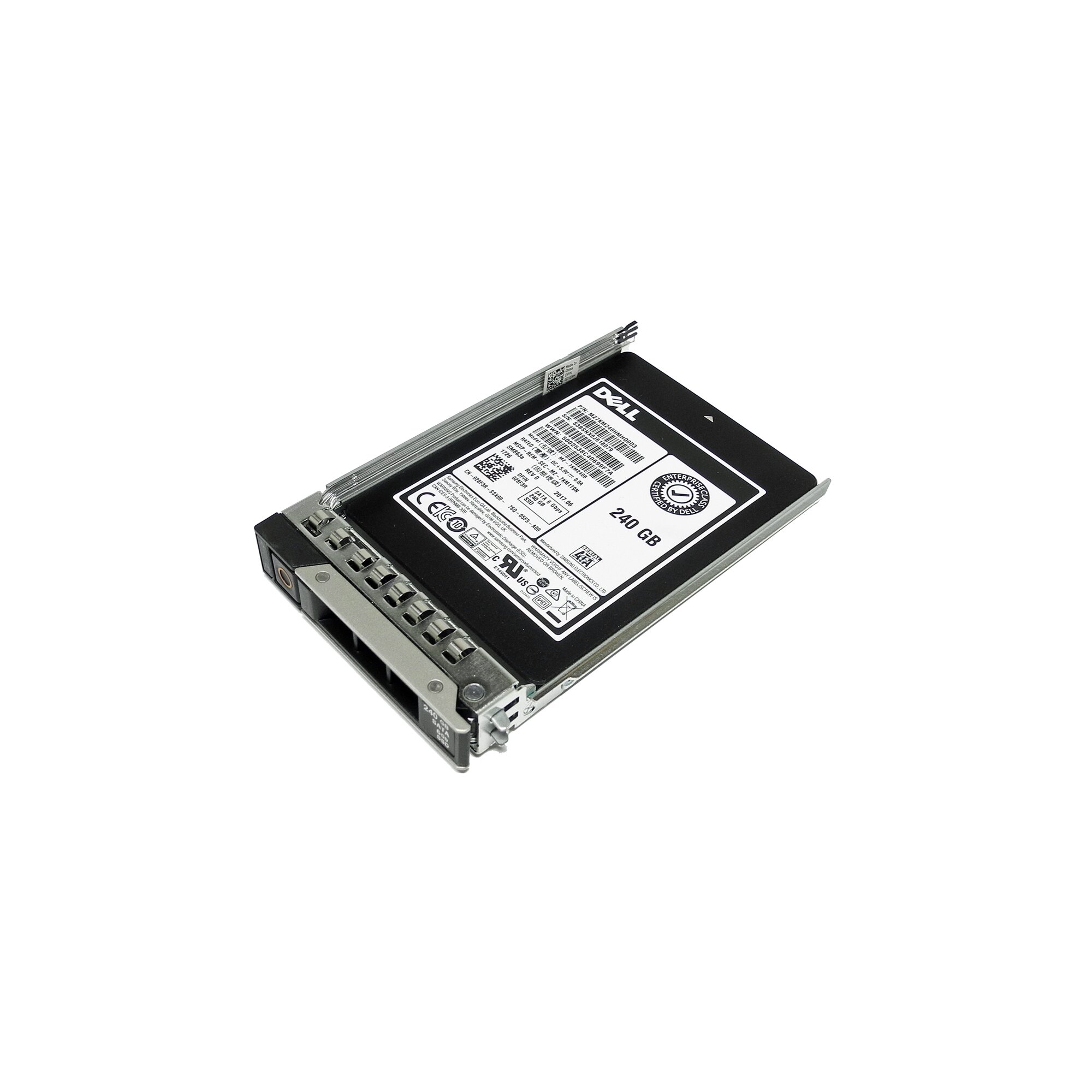 Dell 028F3R 240 GB 2.5“ 6G SATA SSD mit Rahmen DXD9H MZ-7KM240B DELL R740