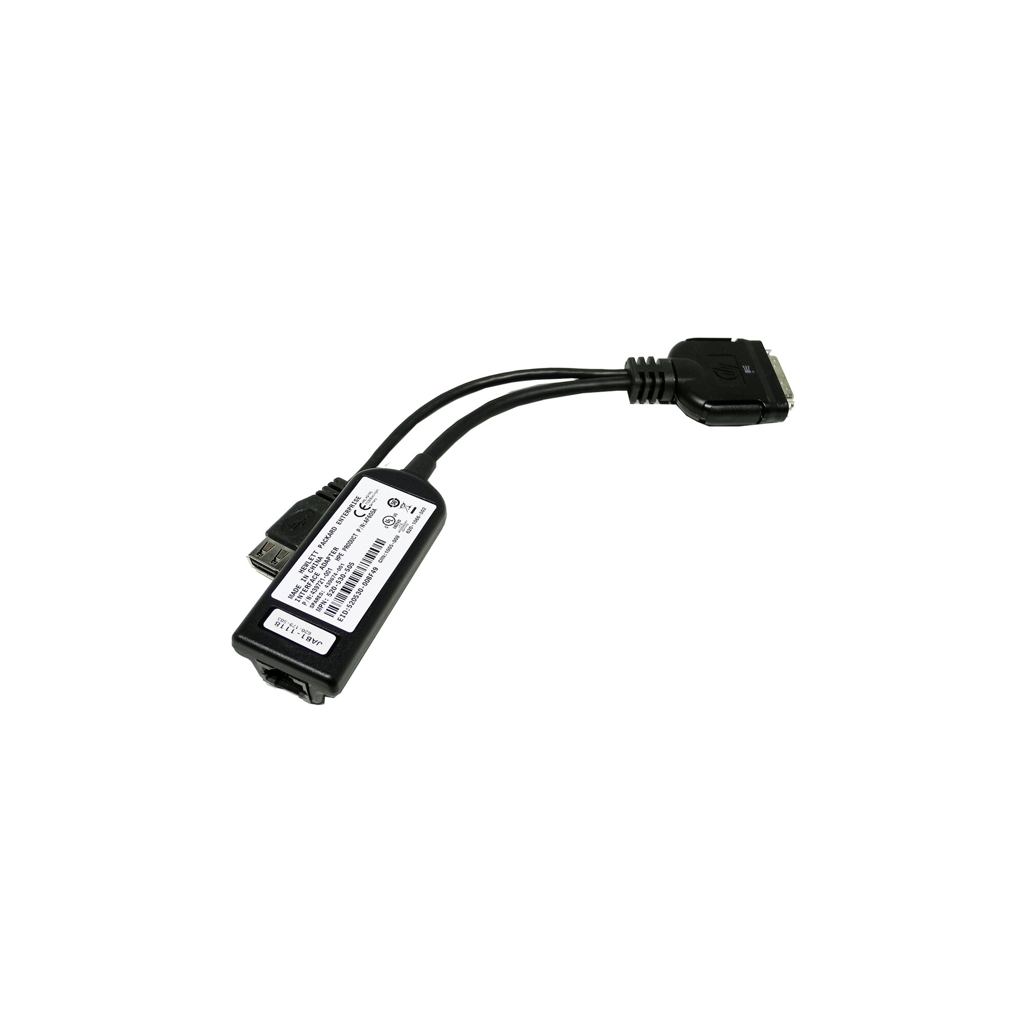 HP AF605A KVM Interface Adapter für BladeSystem c-Class 439874-001 ...