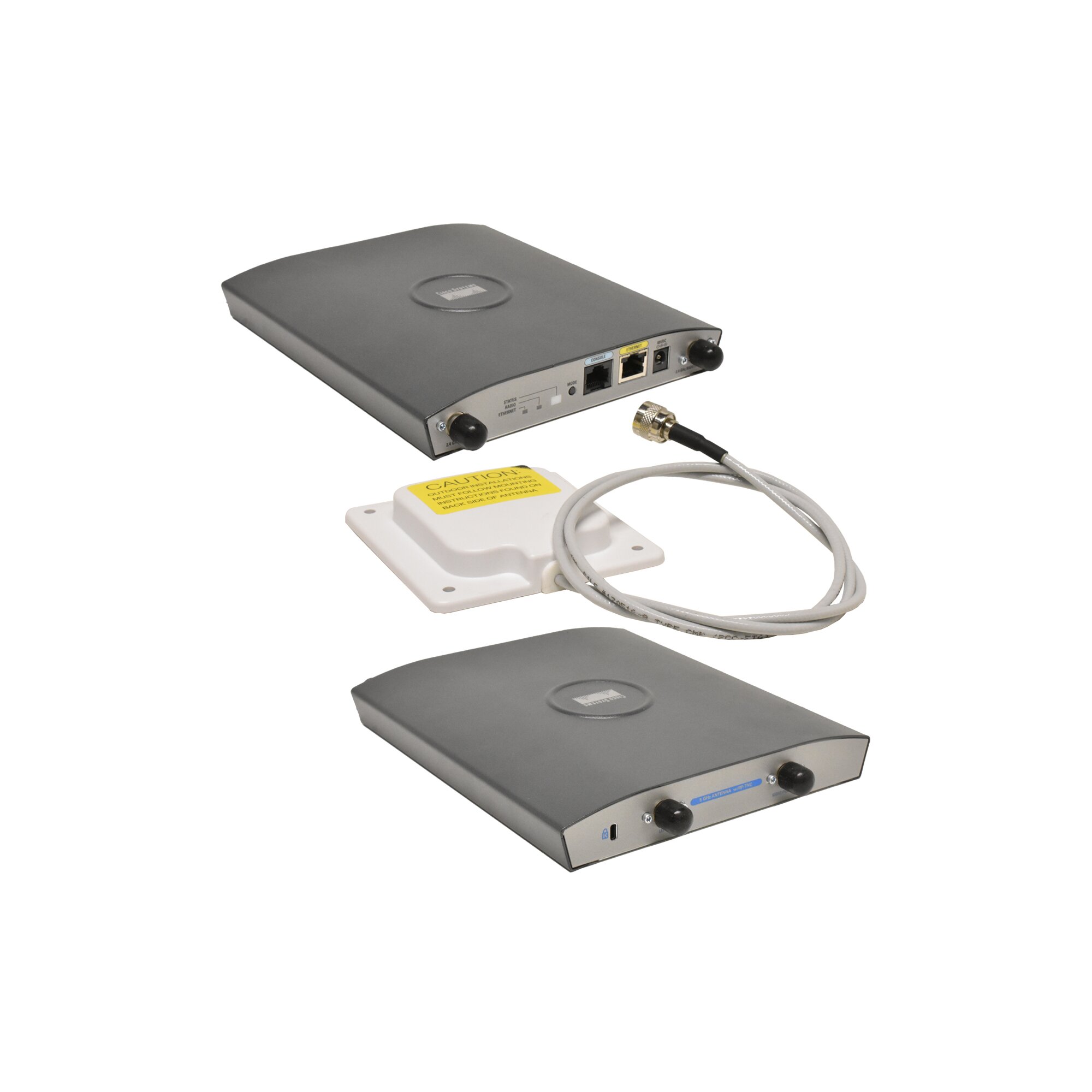 Cisco AIR-AP1242AG-E-K9 2,4GHz 5GHz + AIR-ANT2460P-R + Power Supply ...