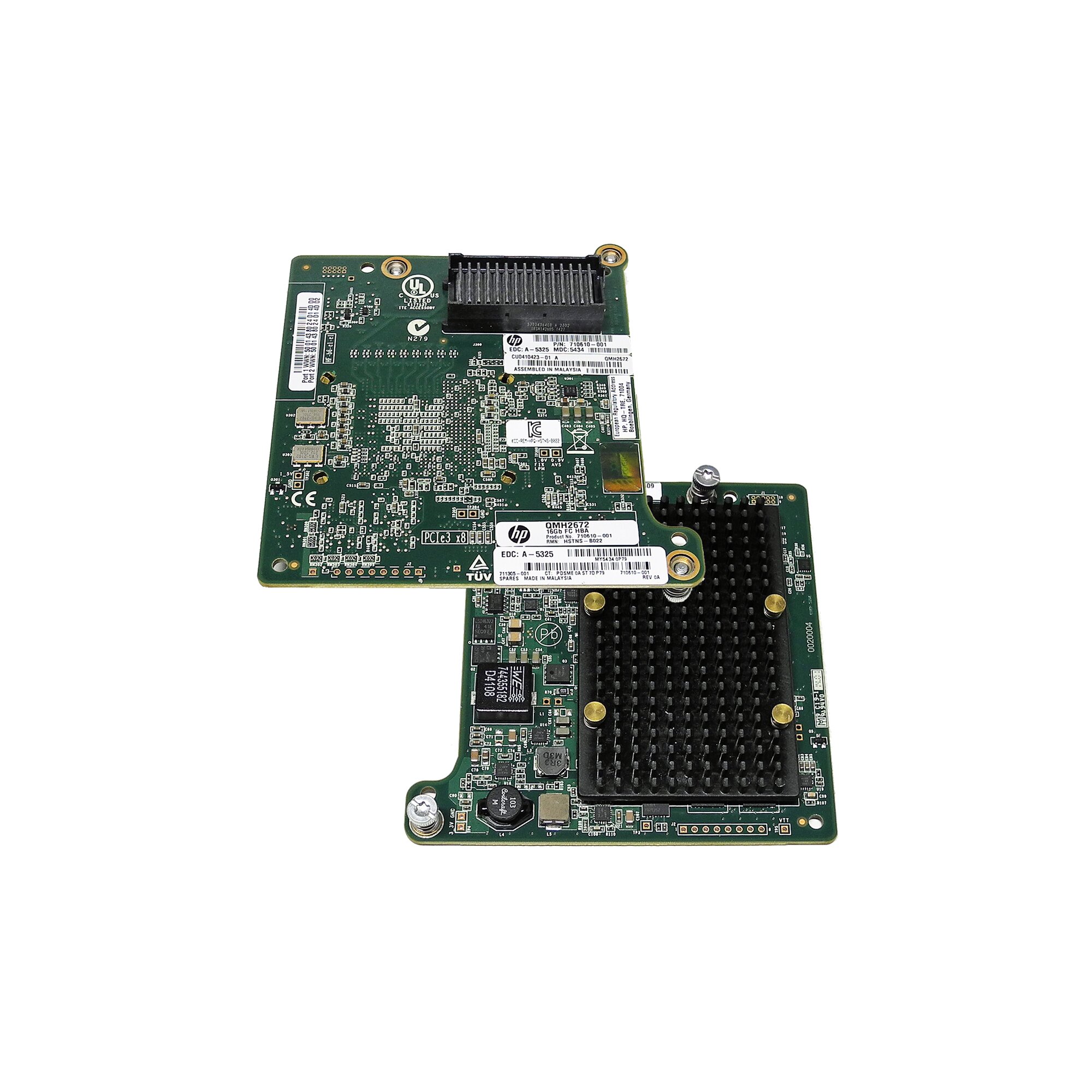 HP QLogic QMH2672 16Gb FC HBA for BladeSystem c-Class G9, G10 711305 ...