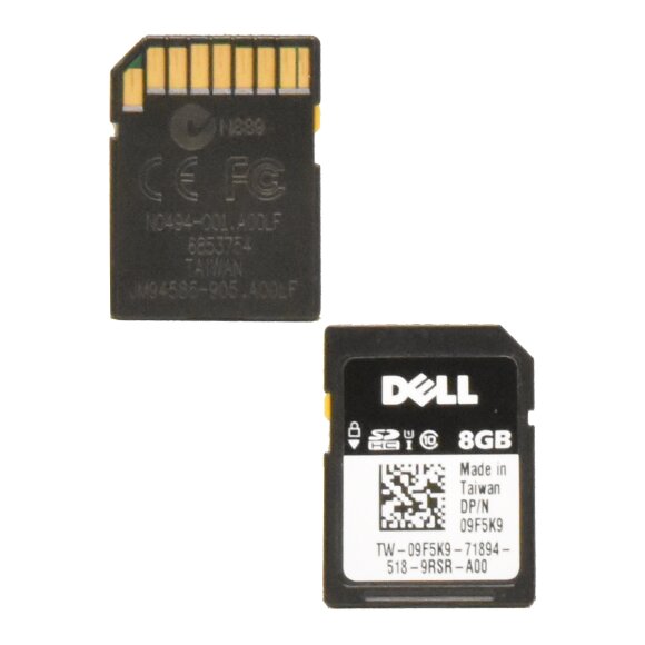 Dell iDRAC vFlash 8GB SD Card Dell PowerEdge TW-09F5K9-71894-518-9RSR ...