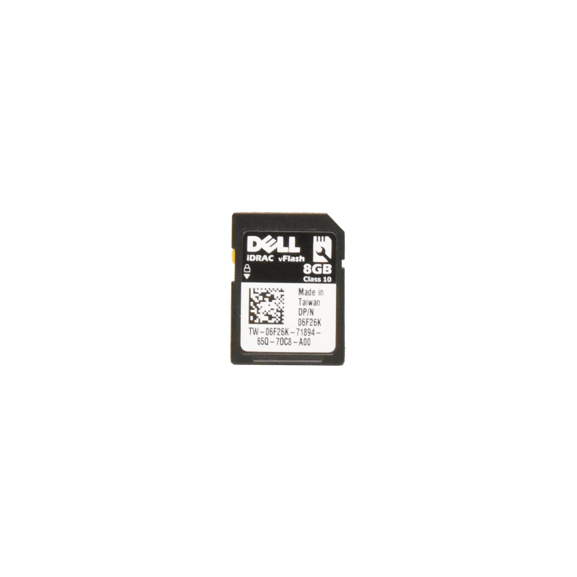 Dell iDRAC vFlash 8GB SD Card Dell PowerEdge TW-06F26K-71894 06F26K ...