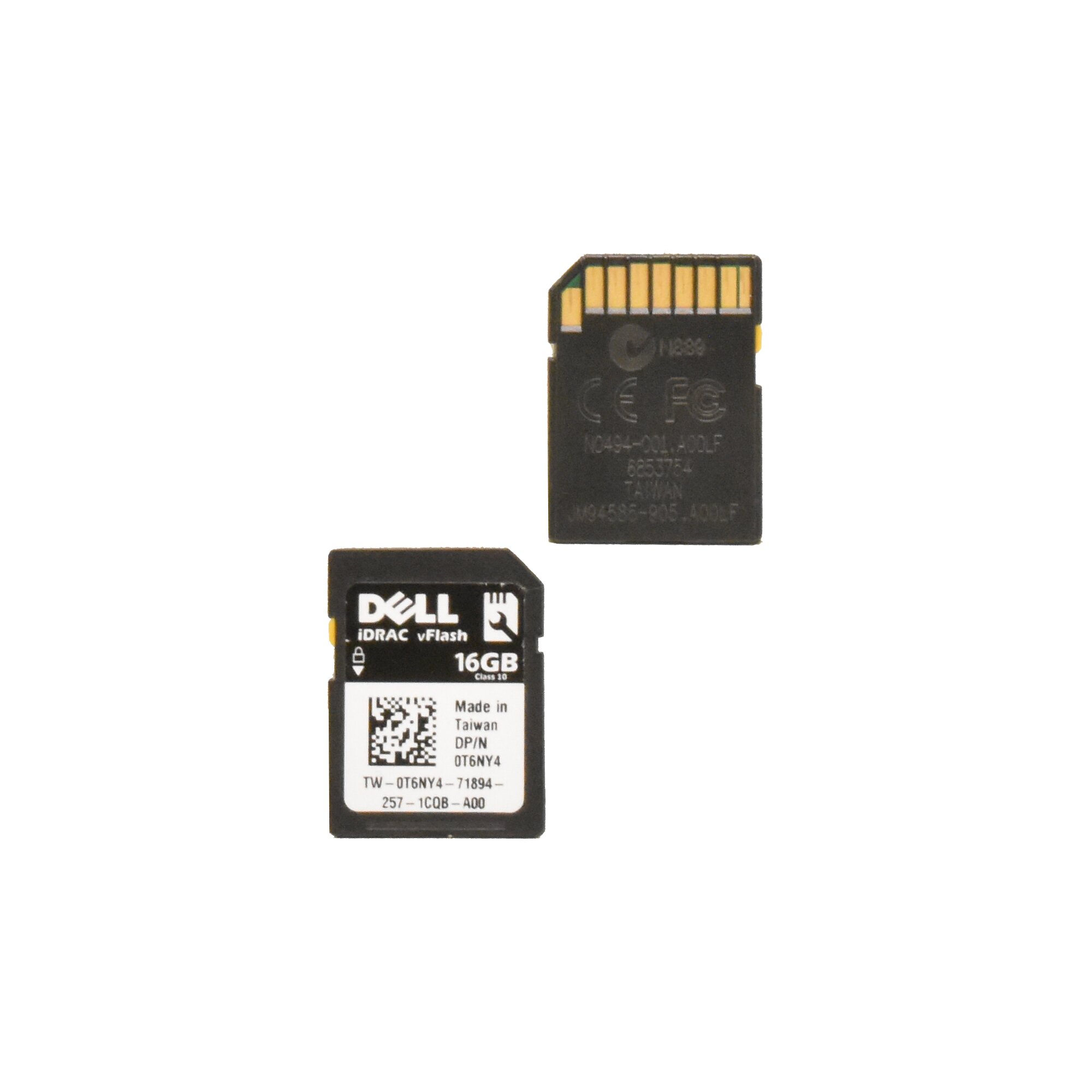 Dell iDRAC vFlash 16GB SD Card Dell PowerEdge TW-0T6NY4-71894-257 T6NY4 ...