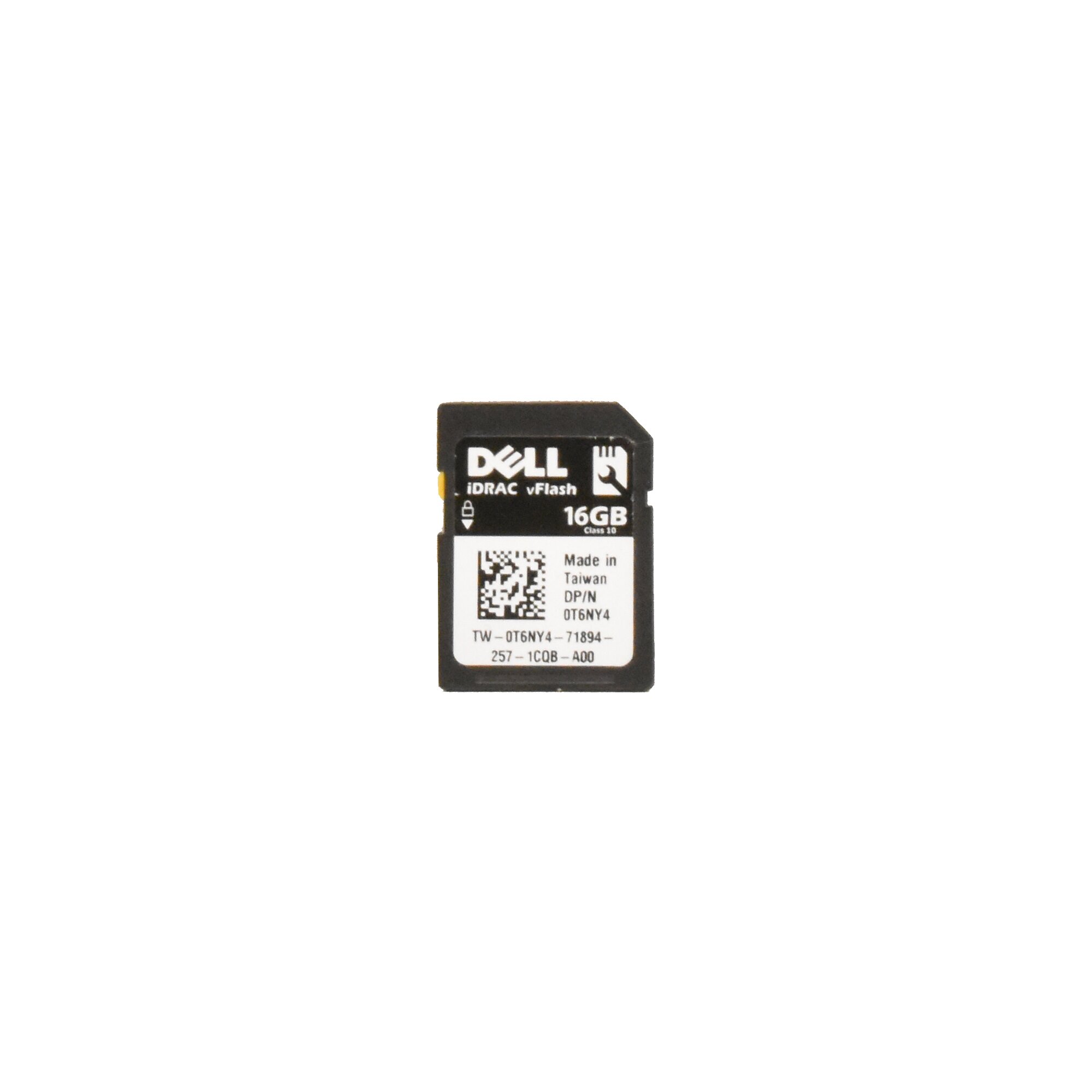Dell iDRAC vFlash 16GB SD Card Dell PowerEdge TW-0T6NY4-71894-257 T6NY4 ...