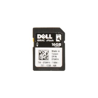 Dell iDRAC vFlash 16GB SD Card Dell PowerEdge TW-0T6NY4-71894-257 T6NY4 ...