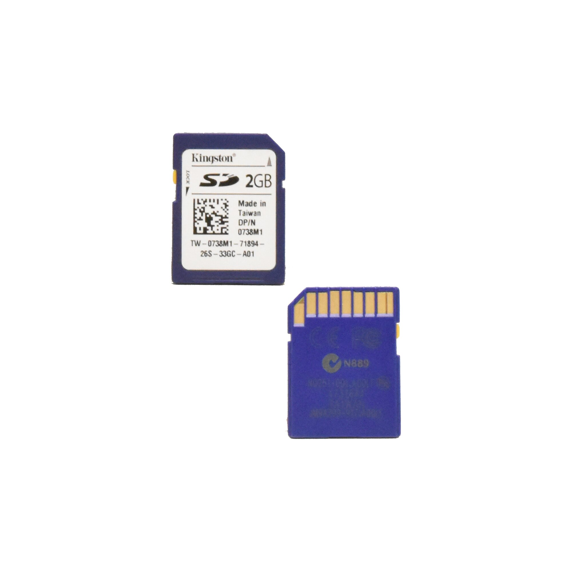 Dell iDRAC vFlash 2GB SD Card Dell PowerEdge TW-0738M1-71894 0738M1 ...