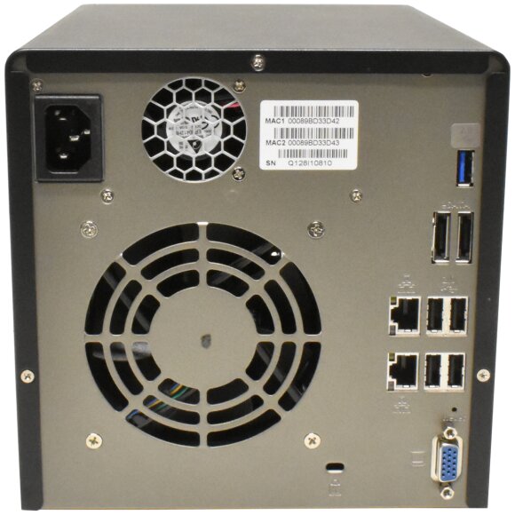 Fujitsu Celvin NAS Q800 Intel Atom D525 1GB RAM 3x 1TB 3.5 HDD 4Bay USB ...