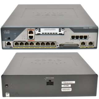 CISCO C1861-SRST-B/K9 8 port SRST CME 8x PoE 4FXS 2BRI NEU NEW ...