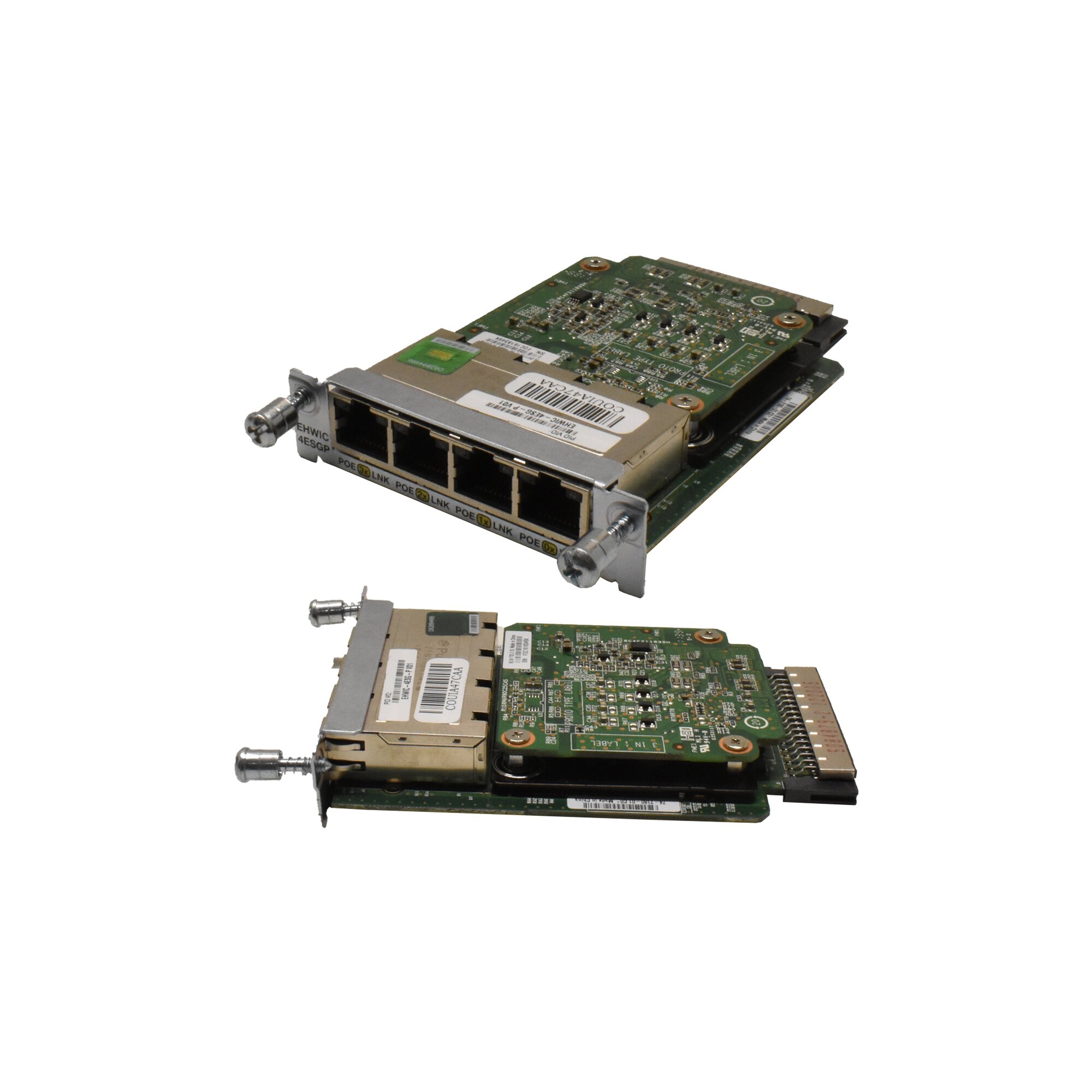 Cisco EHWIC-4ESG-P 74-7180-01 Four port 10/100/1000 Ethernet switch ...