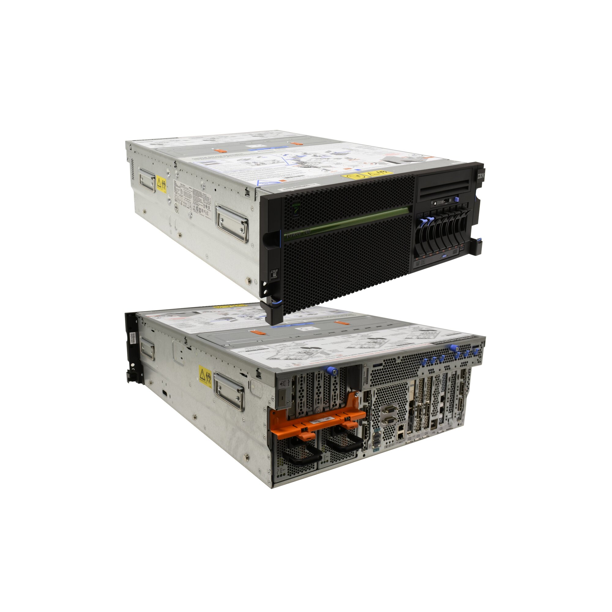 IBM Power 740 Server 2x Power7 CPU 4.20GHz 128 GB RAM PC3 2.5 Zoll 2x ...