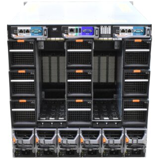 Dell PowerEdge M1000e BladeCenter BMX01 für 32 Stück x M420 Blade 6x ...