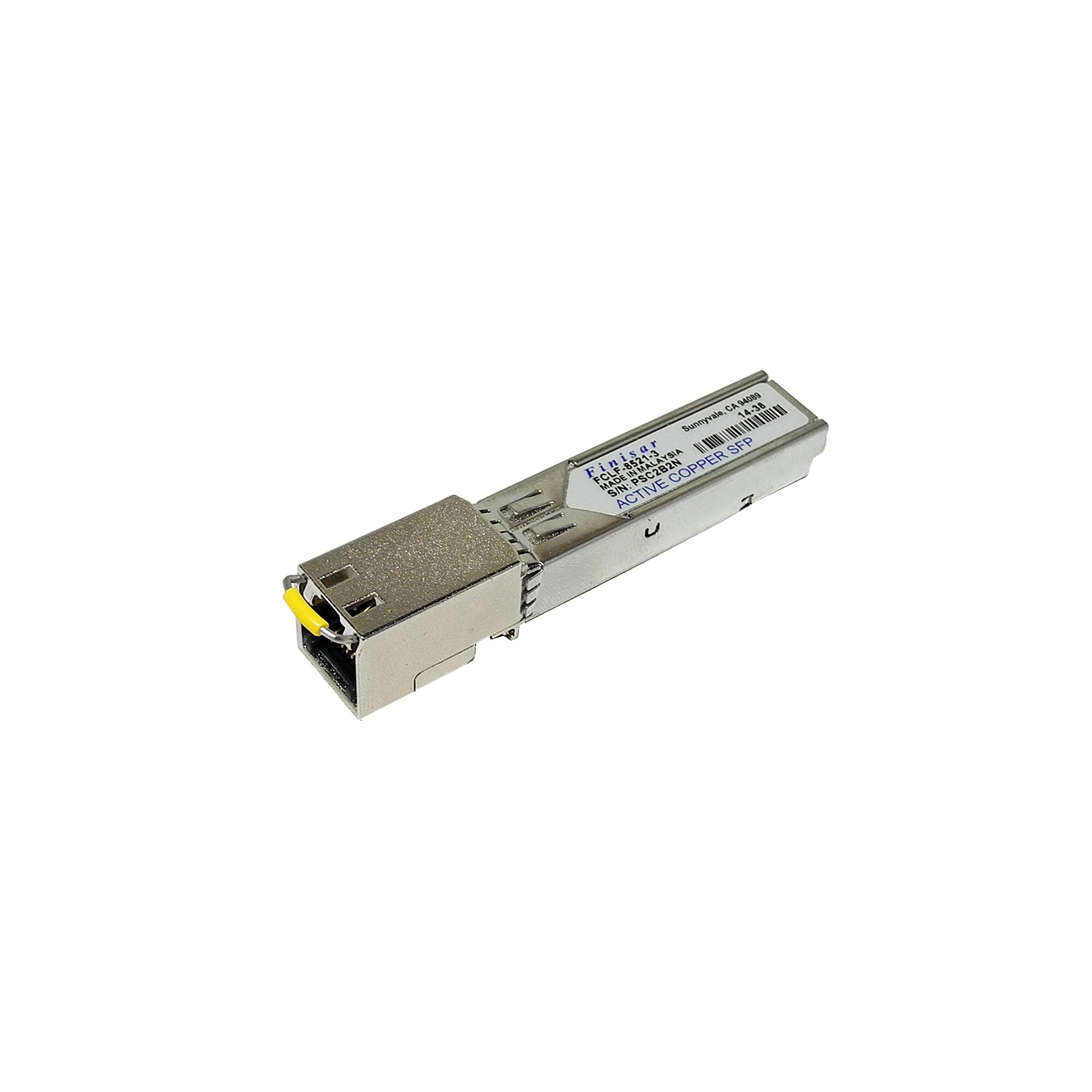Finisar FCLF8521P2BTL Active Copper SFP 1000Base-T Transceiver Module ...