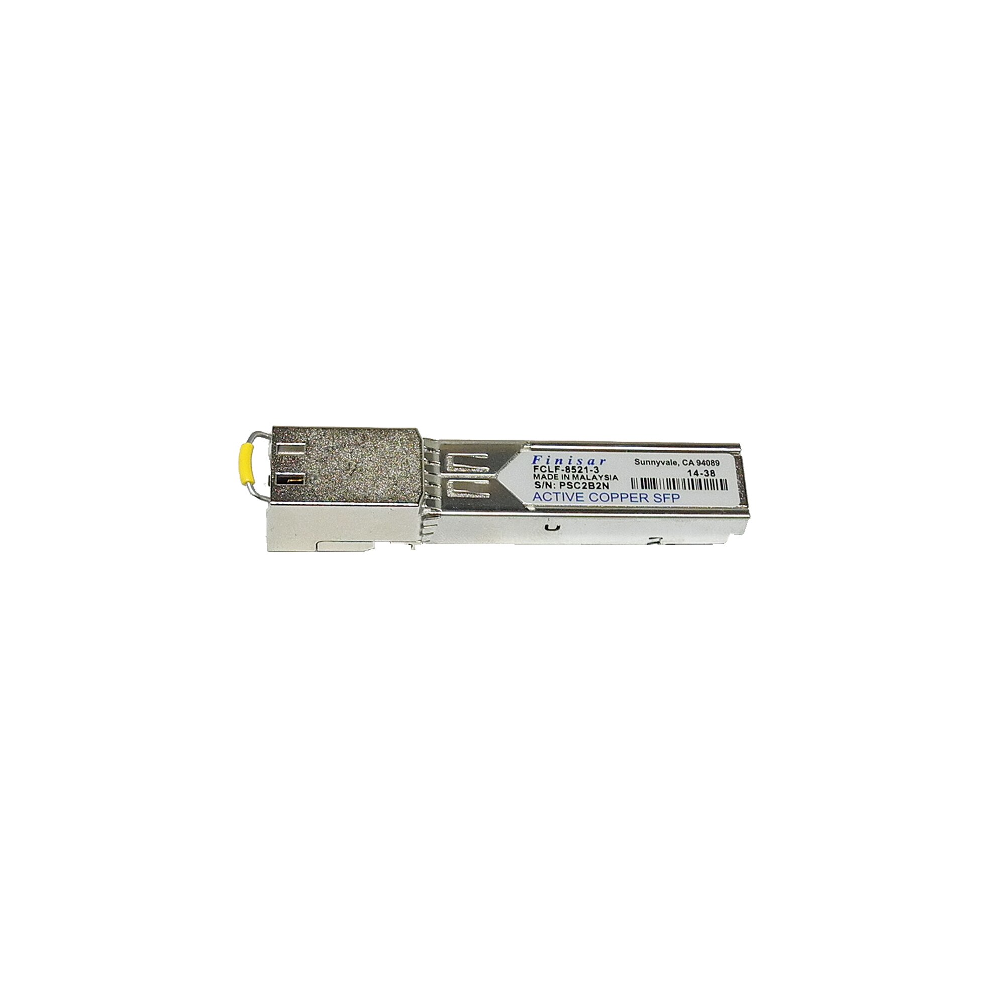 Finisar FCLF8521P2BTL Active Copper SFP 1000Base-T Transceiver Module ...