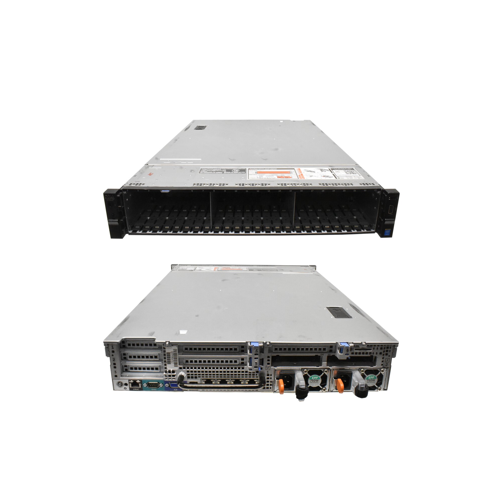 Dell PowerEdge R730xd Rack Server 2U ohne CPU mit 2x Kühler ohne RAM ...