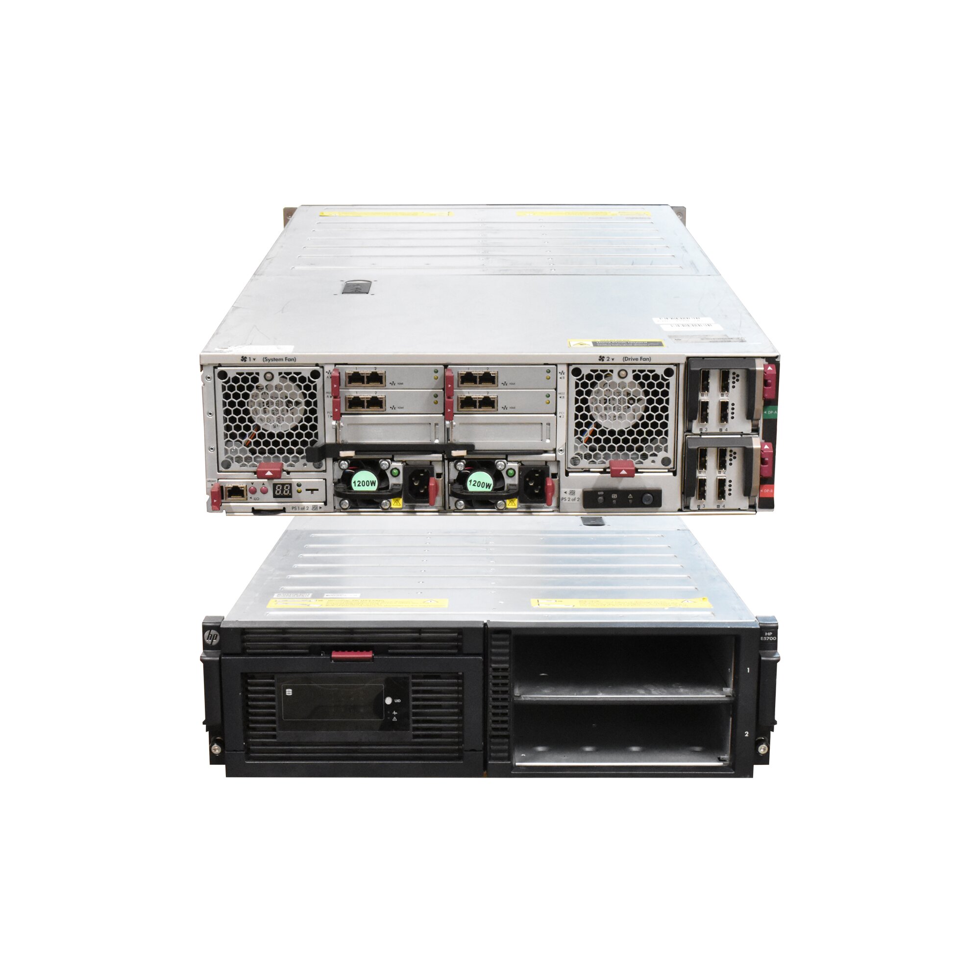 HP StorageWorks U200 E5700 16x Bay 3.5 Zoll LFF 2x Bay Server Blade 2x ...