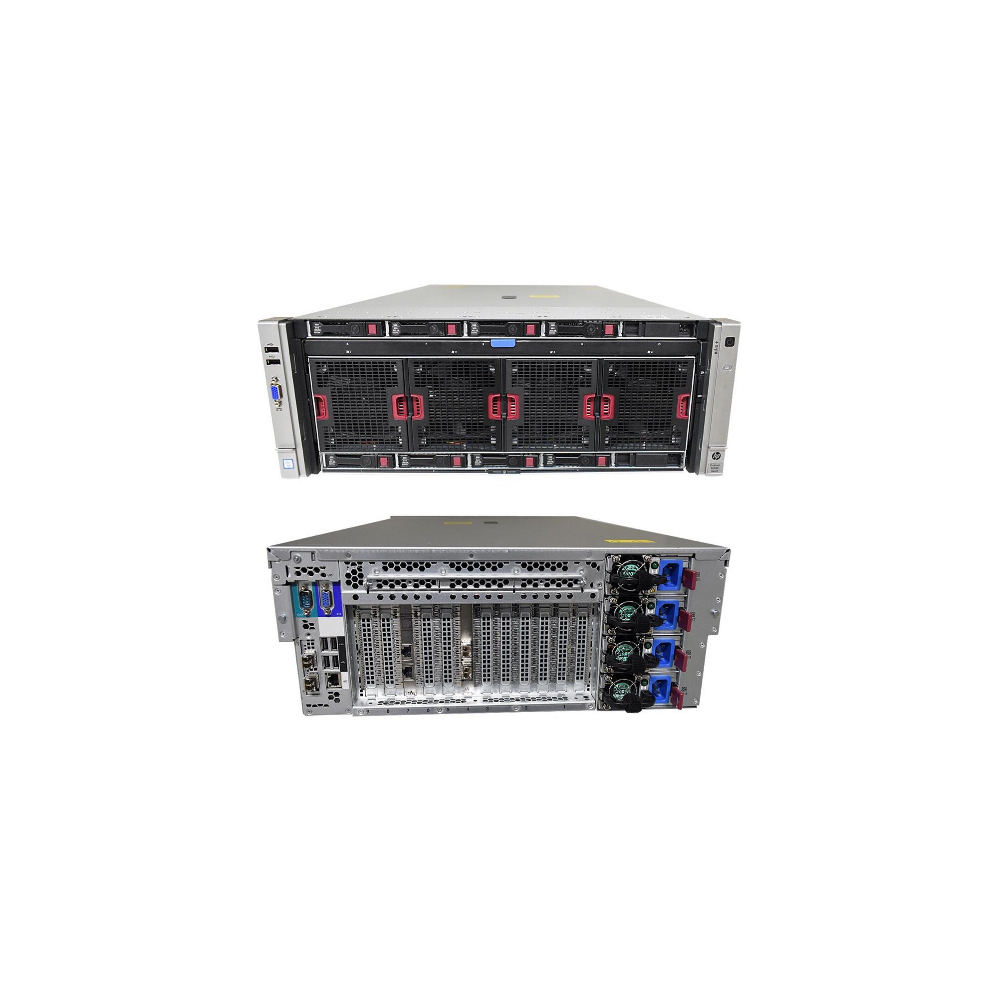 HP ProLiant DL580 G9 4x E7-8880 V3 18-Core 2.30Ghz 32GB RAM 10 Bay 2.5 ...