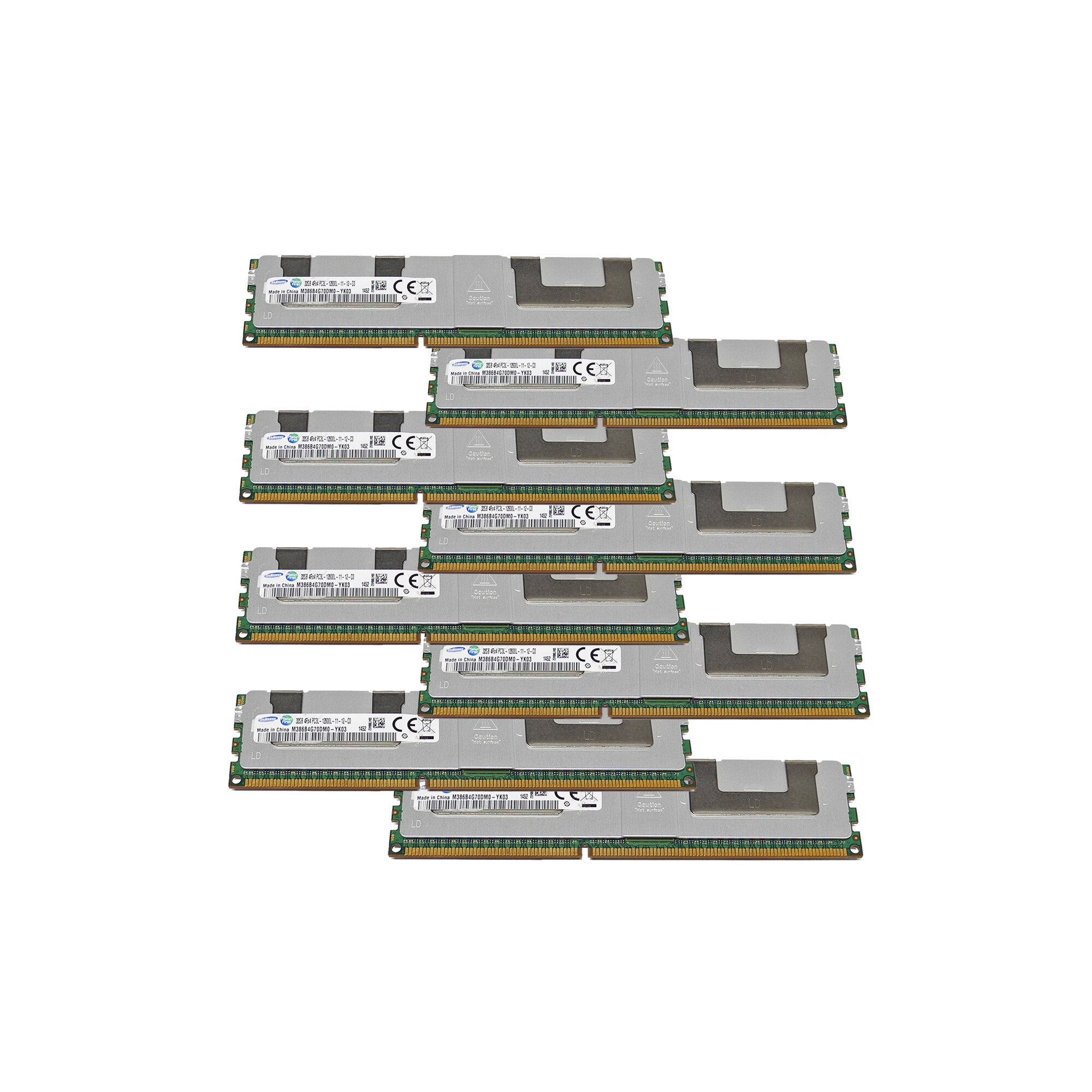 Samsung 8x32 GB (256GB) PC3-14900L 4Rx4 ECC M386B4G70DM0-CMA4 RAM REG ...