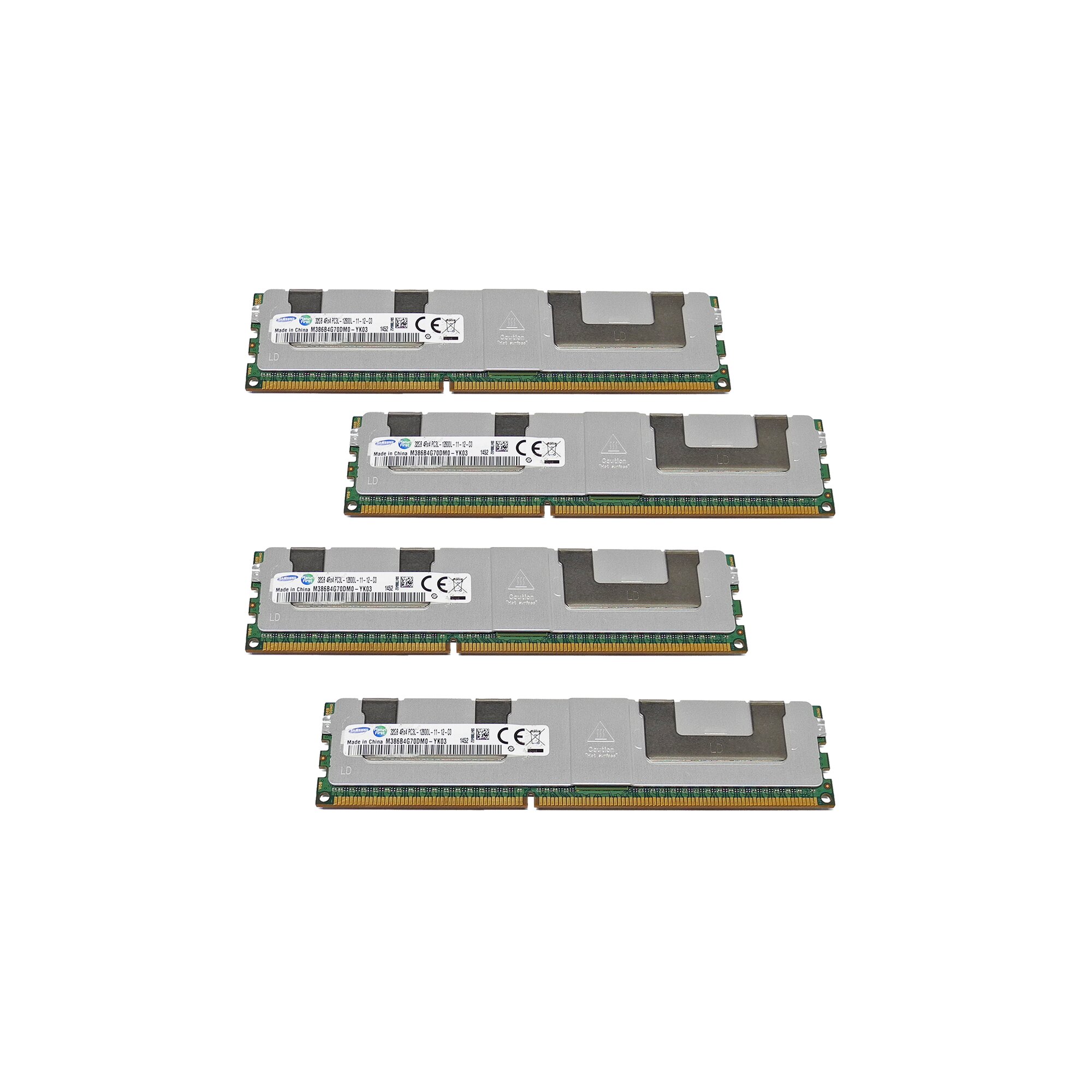 Samsung 8x32 GB (256 GB) PC3L-12800L 4Rx4 ECC M386B4G70DM0-YK04 RAM REG ...