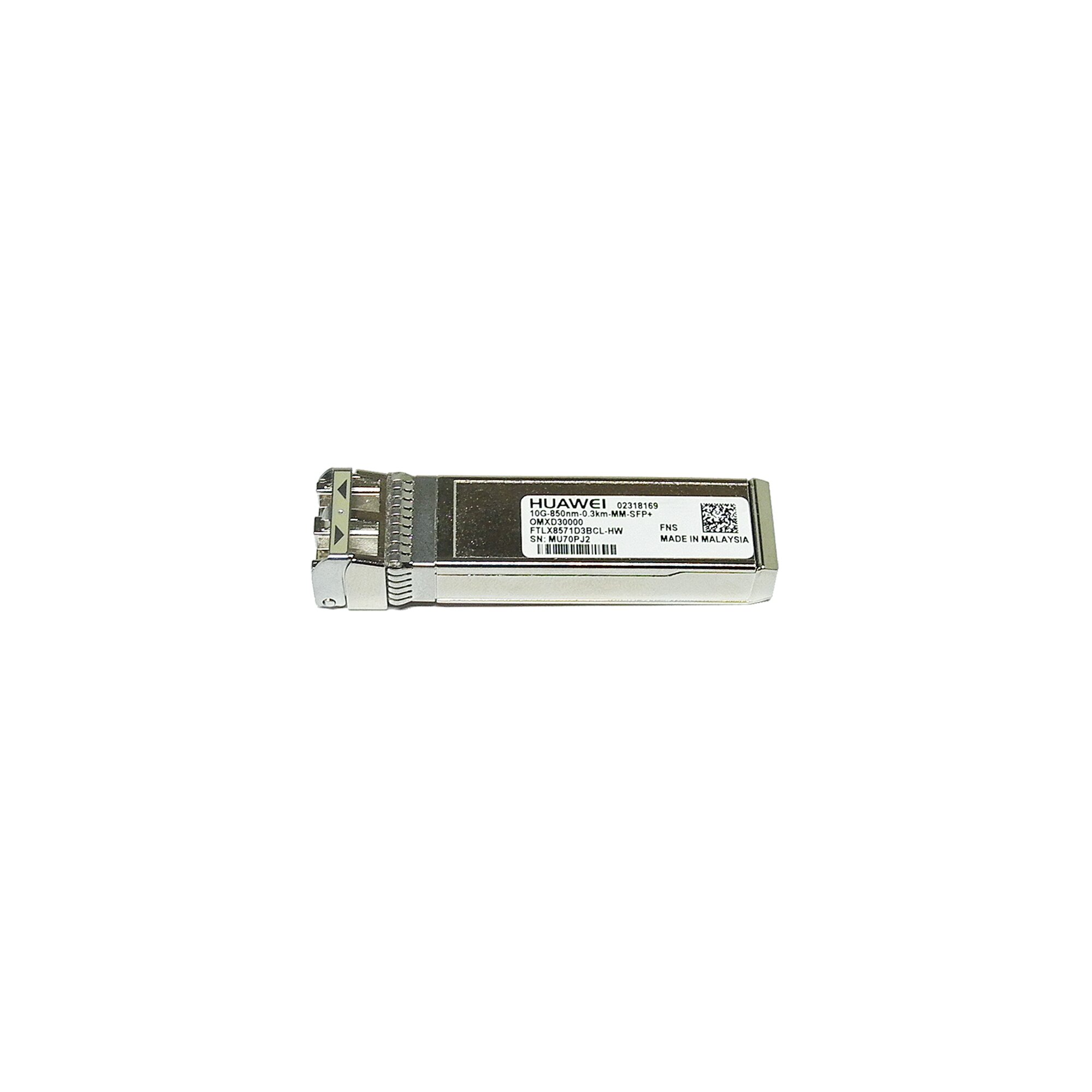 Huawei OMXD30000 10G-850nm-0.3km-MM FC SFP+ Transceiver FTLX8571D3BCL-HW
