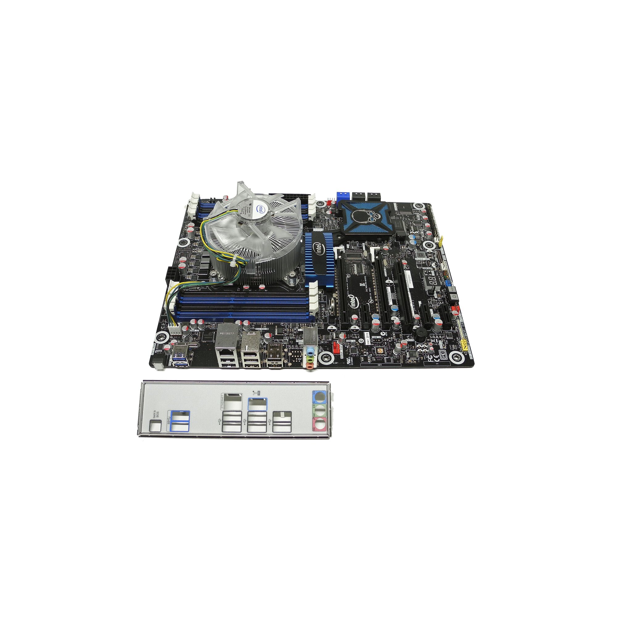 Intel PC Mainboard DX79TO with Fan Heatsink / Lüfter Kühler LGA2011 + I ...