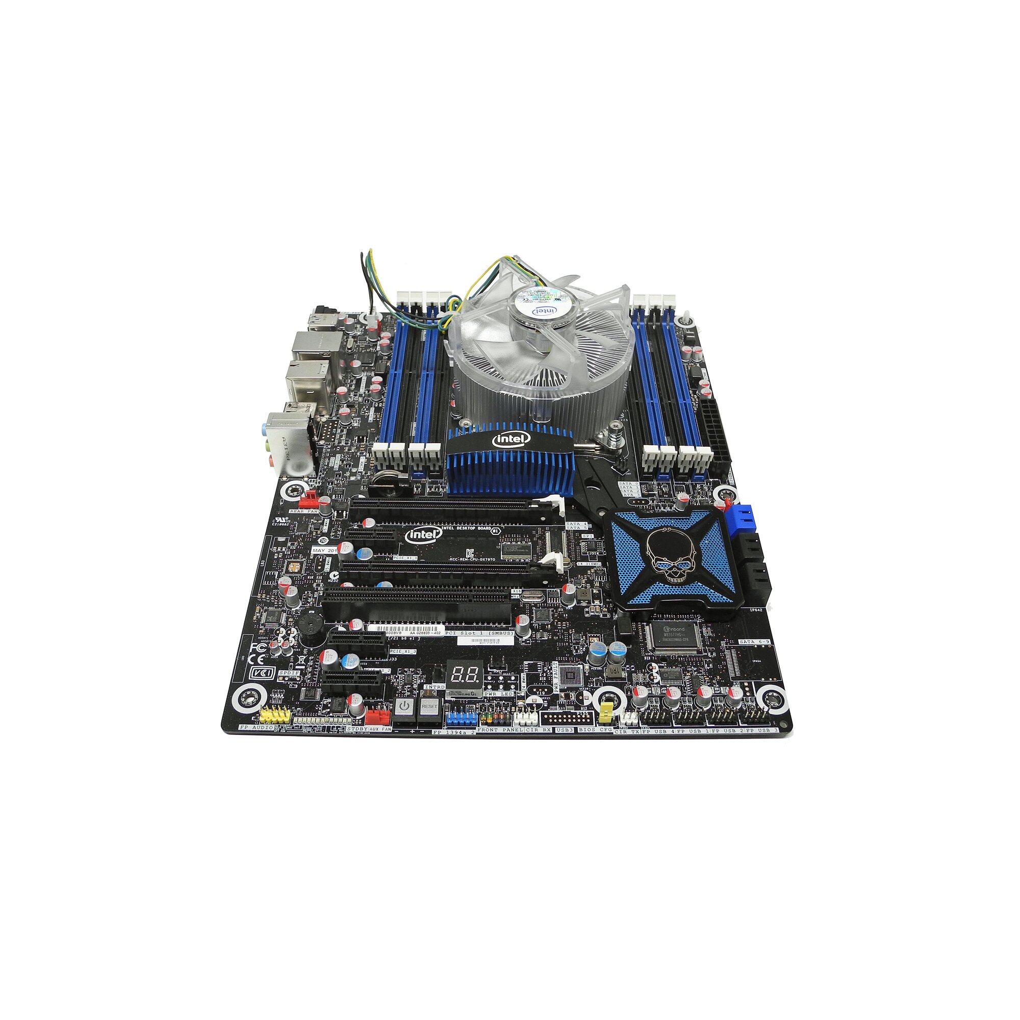 Intel PC Mainboard DX79TO with Fan Heatsink / Lüfter Kühler LGA2011 + I ...