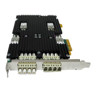 Riverbed NIC-1-001G-4SX-BP Quad-Port 1GbE Fiber SX PCIe x4 Network Card ...