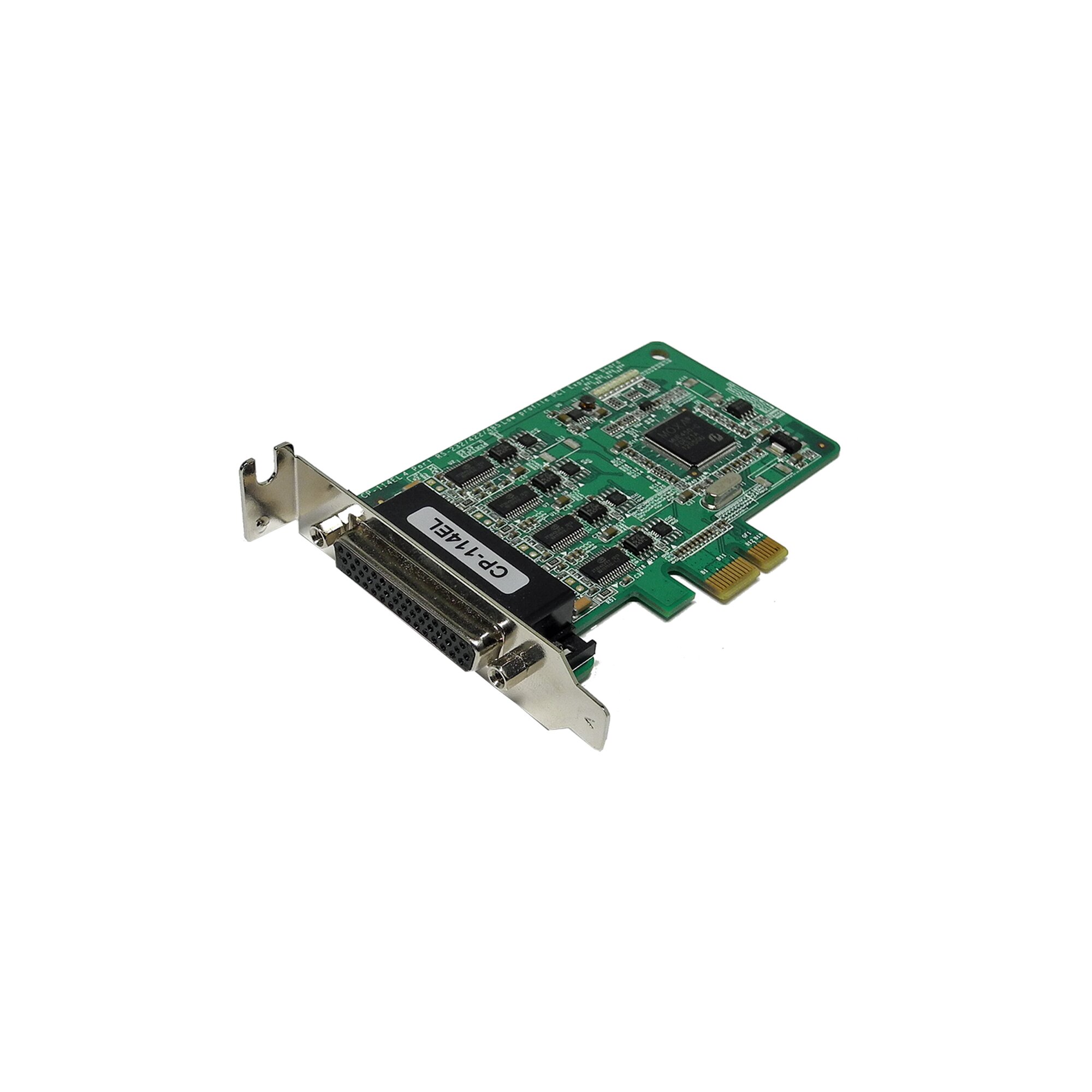 MOXA CP-114EL 4-Port PCI-Express x1 RS-232/422/485 Serial Interface Card - Piospartslap