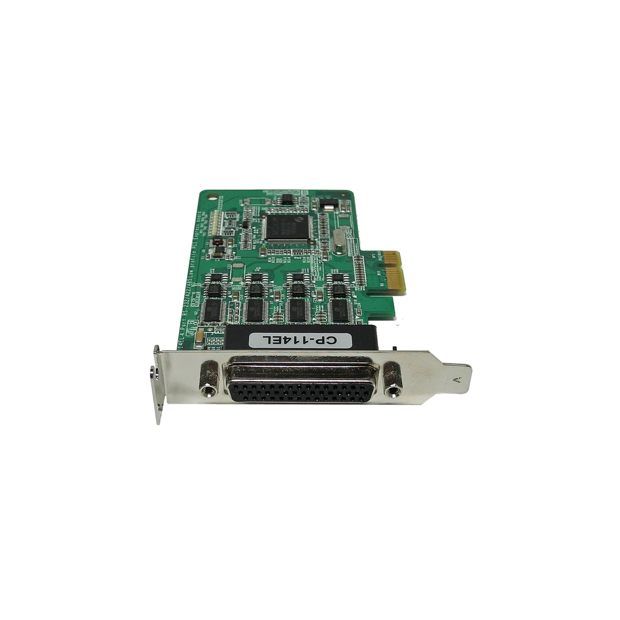 MOXA CP-114EL 4-Port PCI-Express x1 RS-232/422/485 Serial Interface Card - Piospartslap