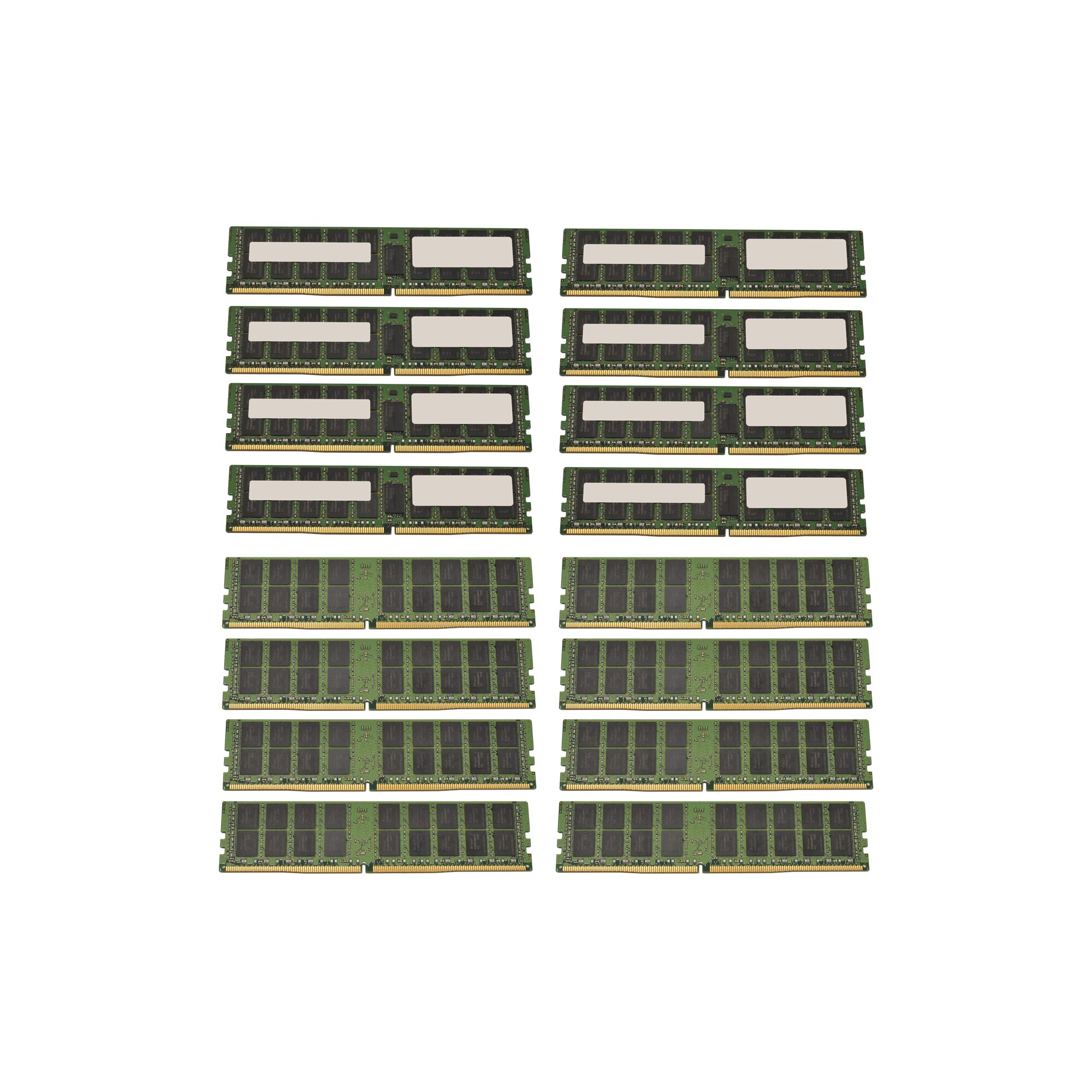 16x Micron16GB (256GB) 2Rx4 PC4-2133P DDR4 RAM MTA36ASF2G72PZ-2G1A2 G9 ...