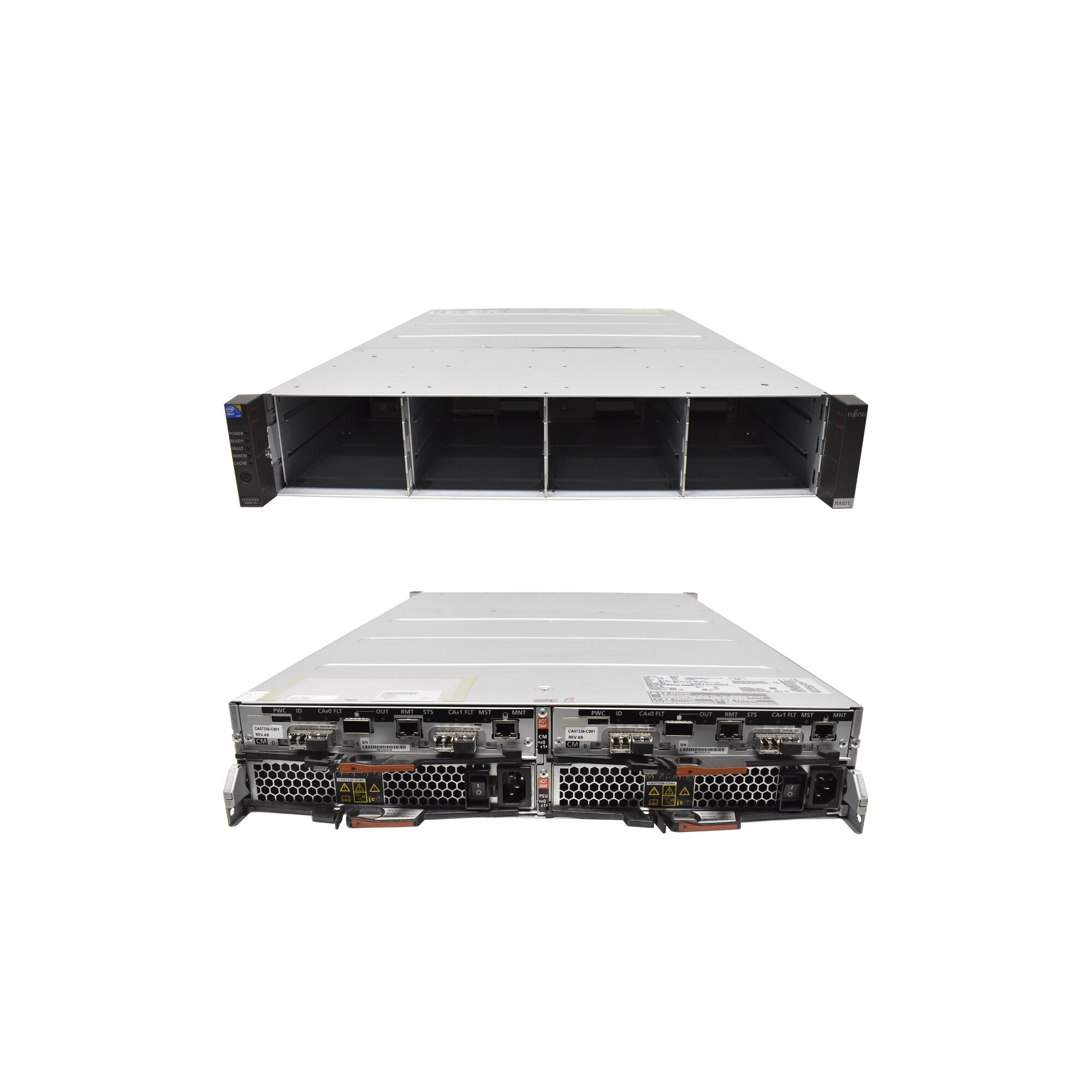 Fujitsu Eternus Storage DX90 S2 CS-TVCB-DX92F 12 Bay 3,5" 2x CA07336 ...