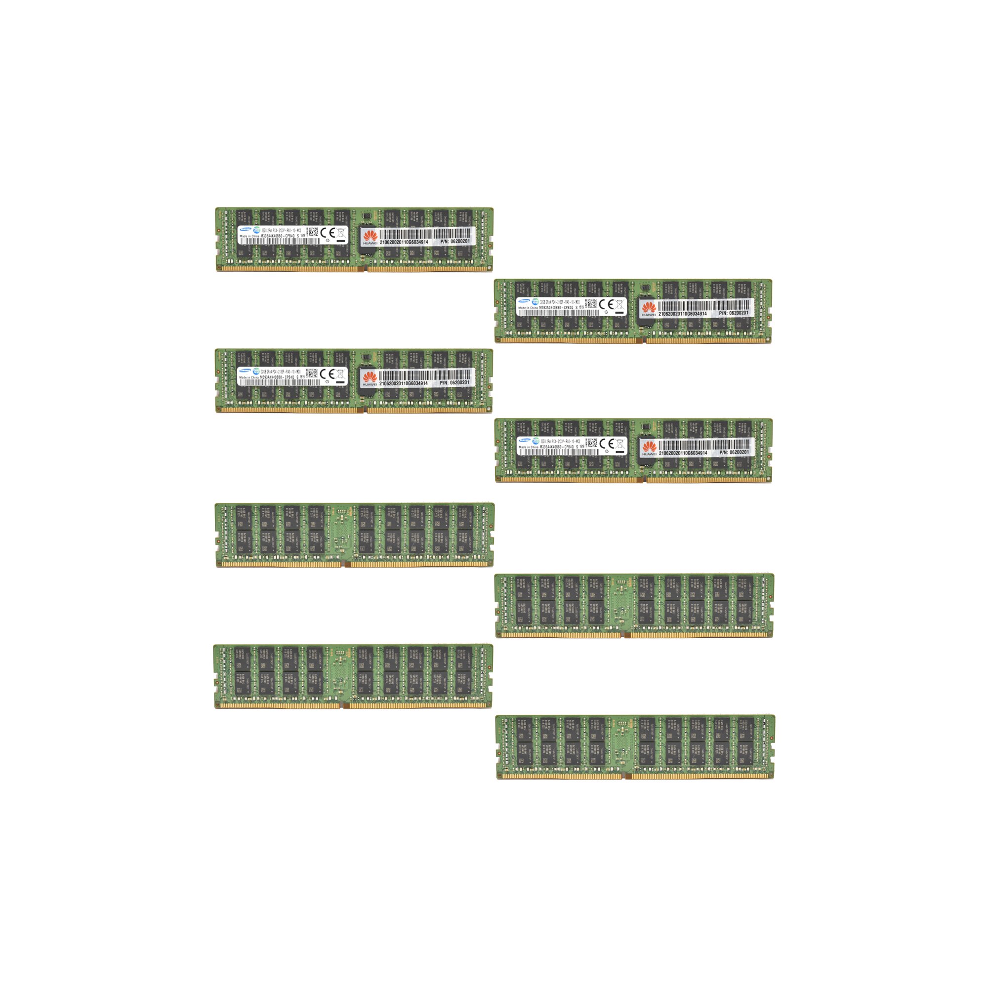 256GB Samsung 8x32GB 2Rx4 PC4-2133P DDR4 M393A4K40BB0-CPB RAM