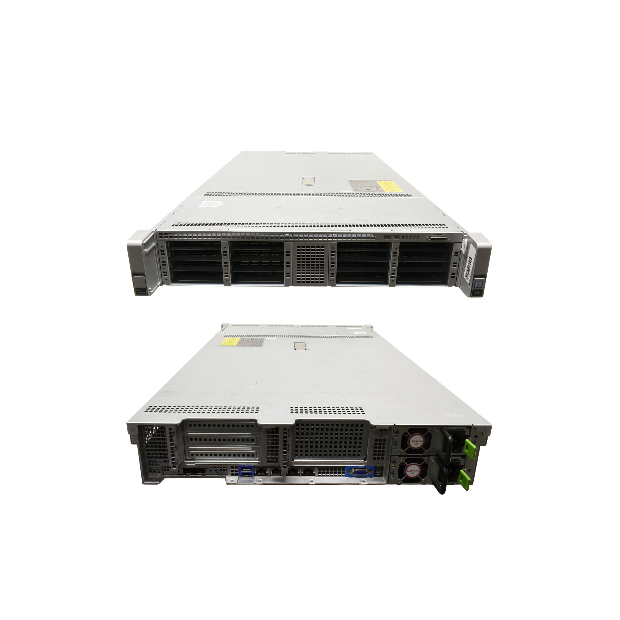 CISCO UCS C240 M4 RackServer 2x E5-2620 V3 2,40GHz 6C 64GB PC4 16 x SFF ...