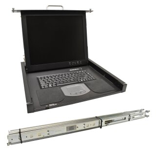 Fujitsu KVM Rack Console RC25 17 Zoll TFT US QWERTY 1U S26361-K1387 ...