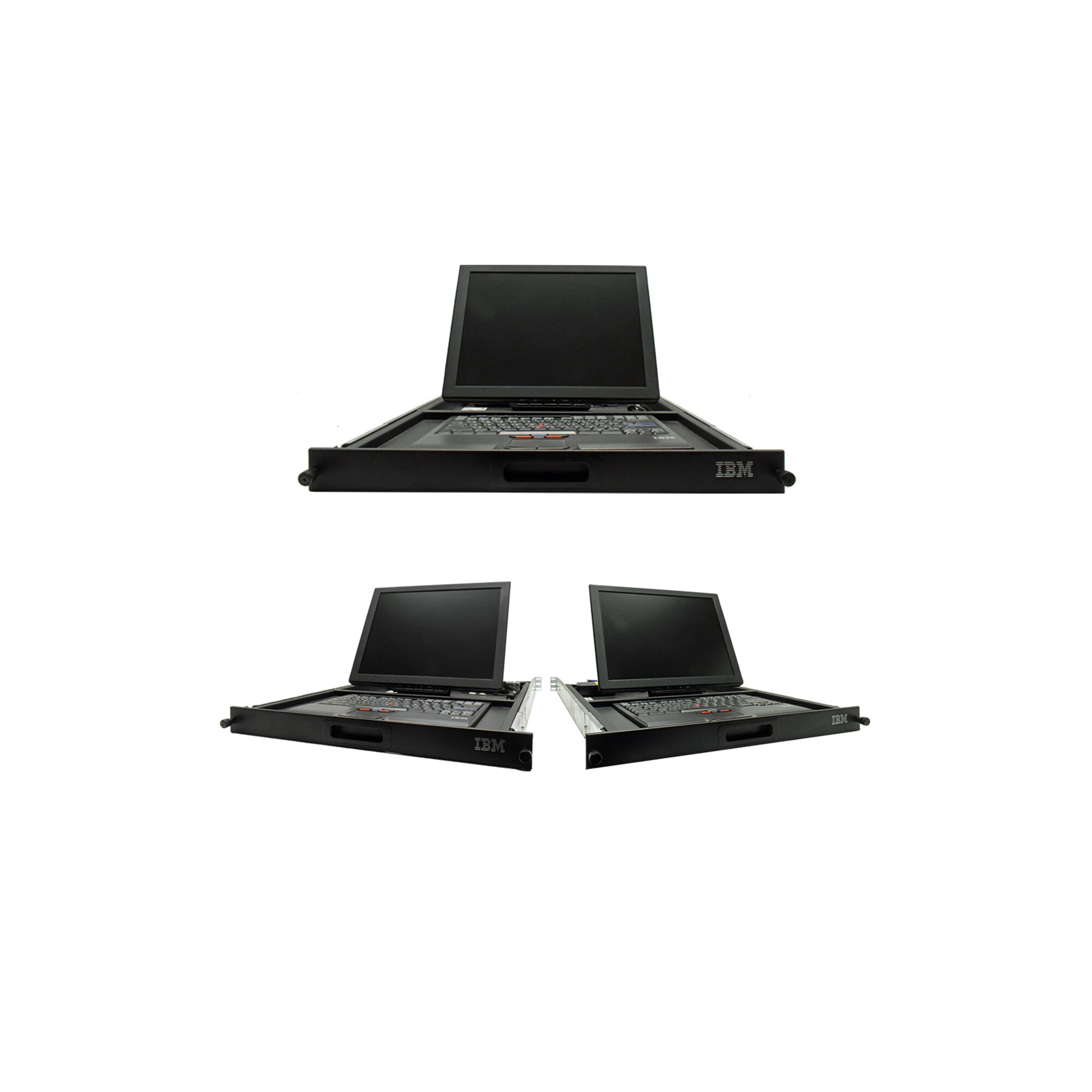 IBM 1723-3RX 15 Zoll Flat Panel KVM-Console SK8845 Keyboard QWERTZ DE ...