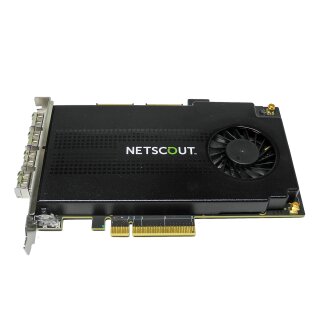 NAPATECH NetScout NT40E3-4-PTP 4-Port 10GbE PCI-Express x8 Capture and ...