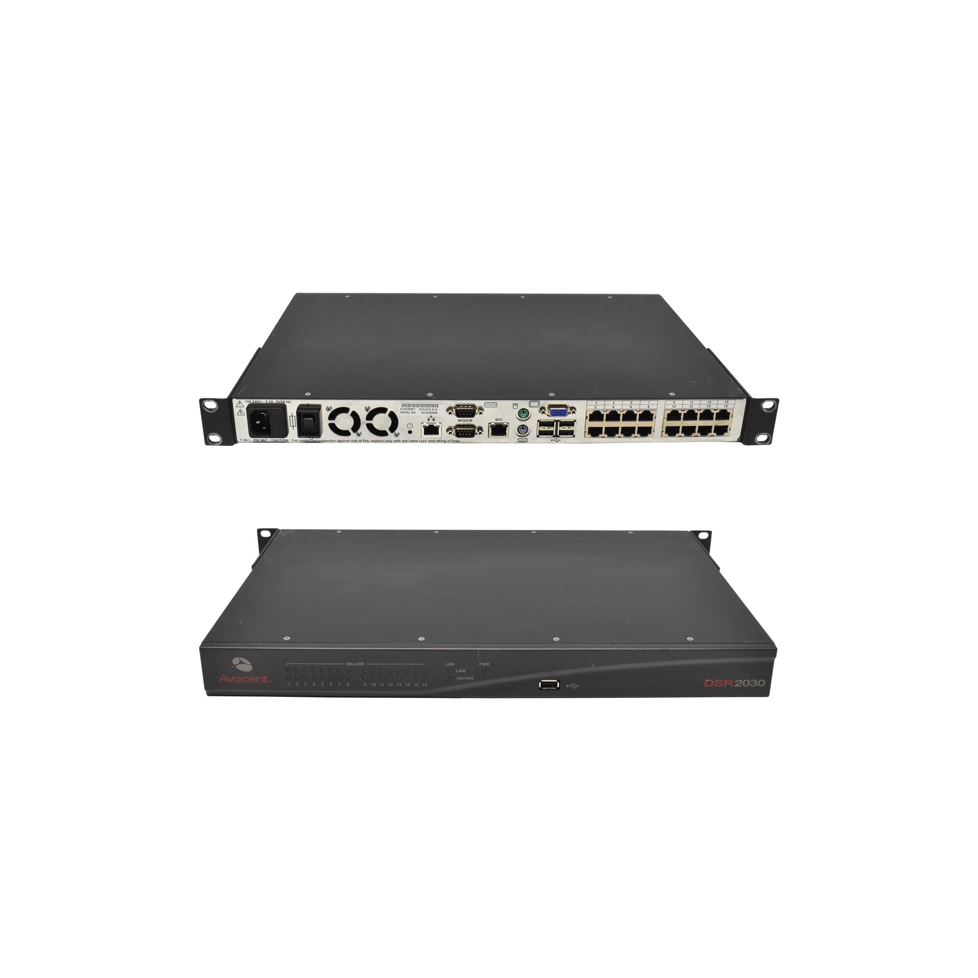 Avocent DSR2030 16-PORT KVM Over IP Ethernet Switch 520-391-006 ...