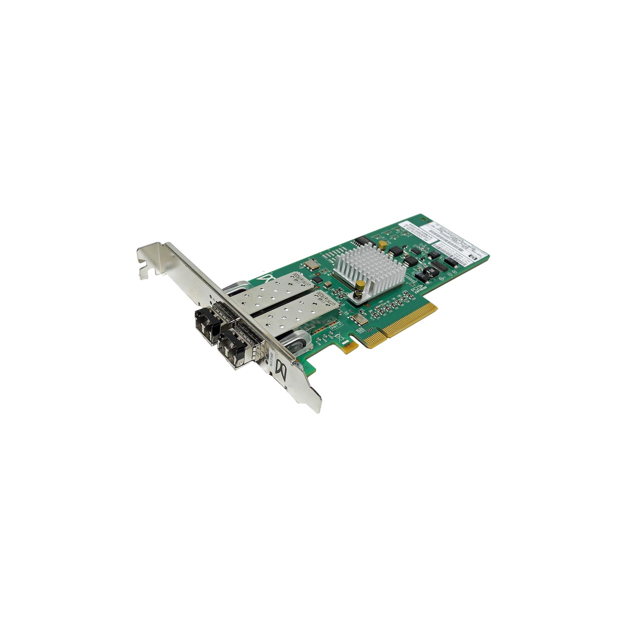 HP Brocade 425 4Gb FC PCIe x8 Network Adapter + 2x 4Gb SFP 571519-001 FP
