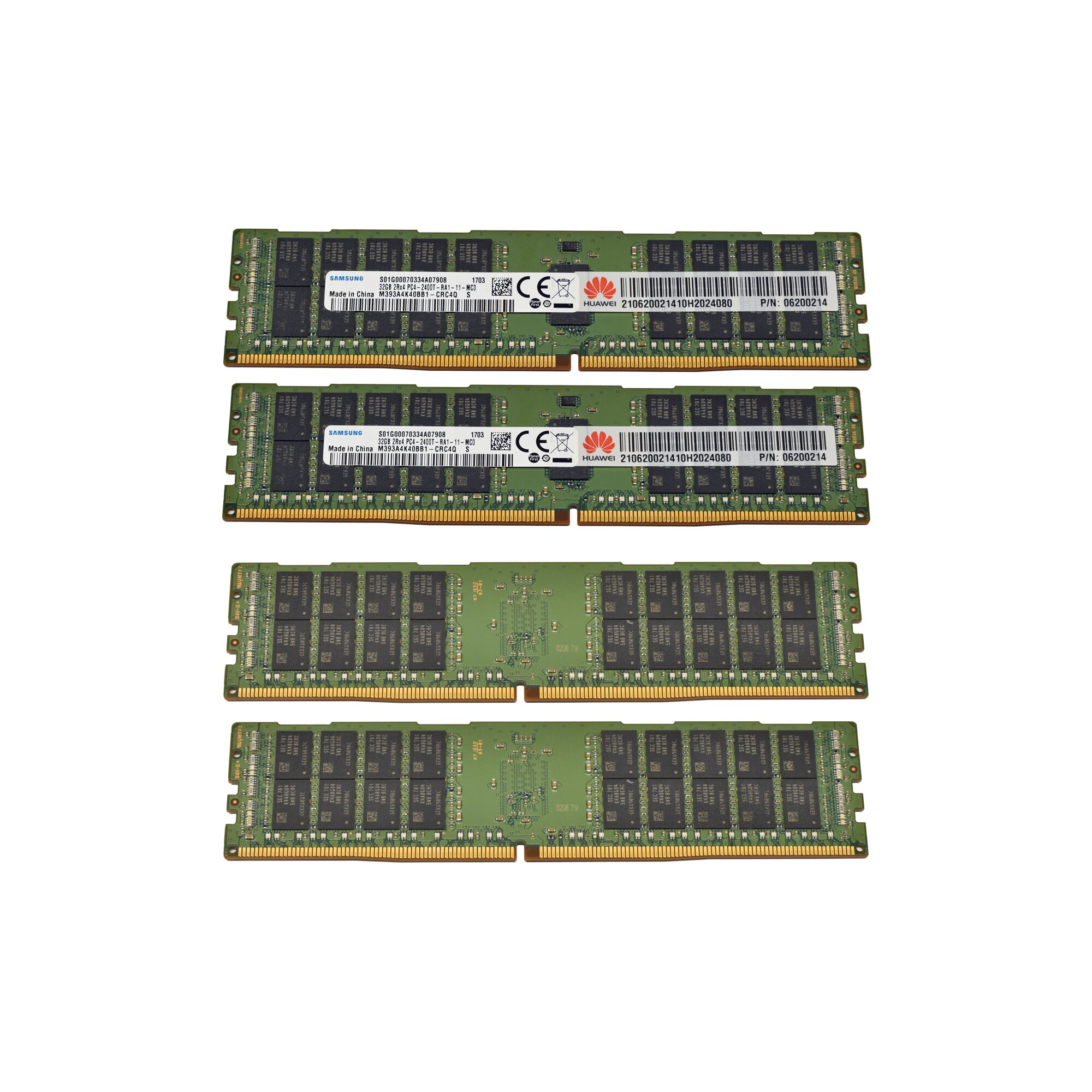 64GB Huawei Samsung 2x 32GB 2Rx4 PC4-2400T-R DDR4 M393A4K40BB1-CRC MPN ...
