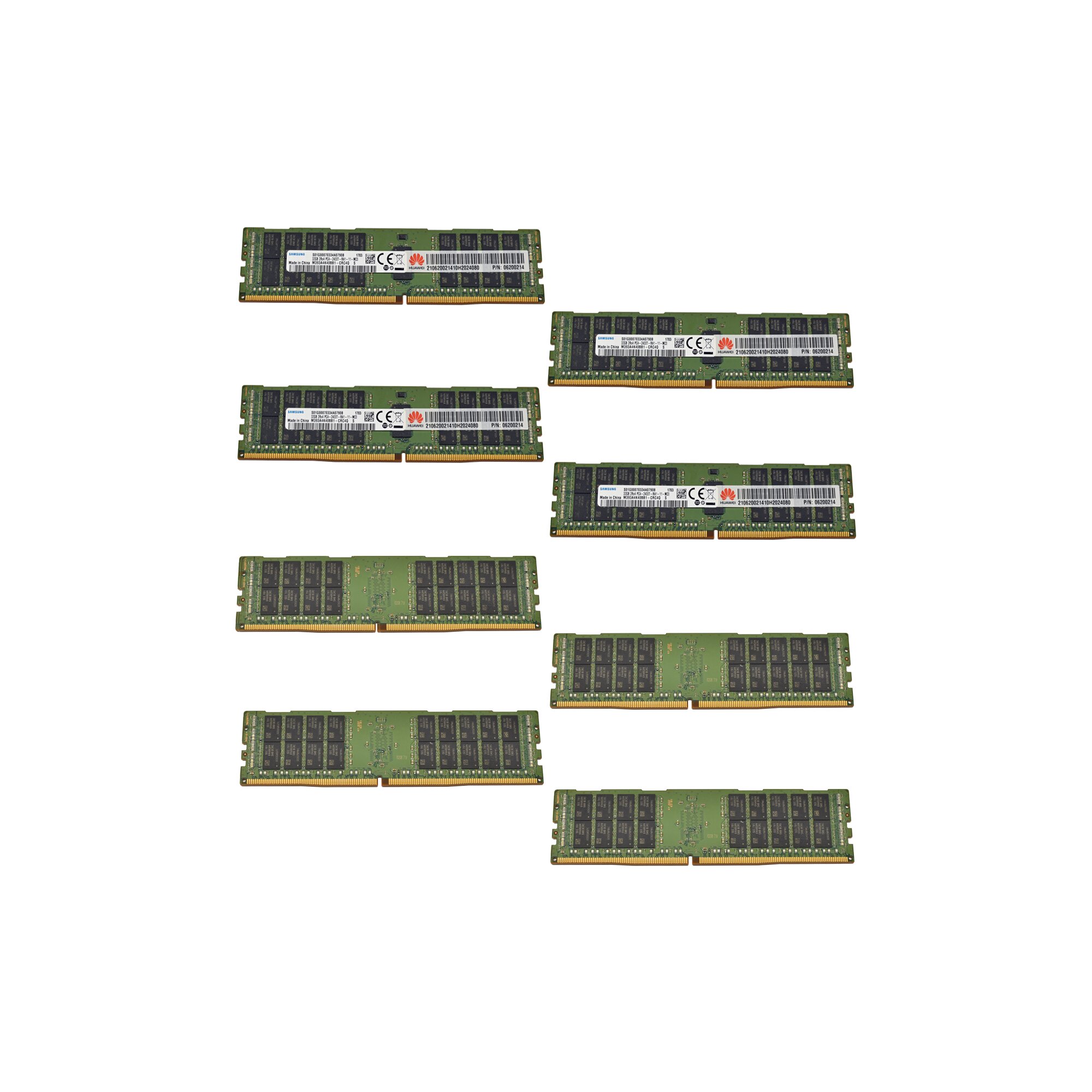 128GB Huawei Samsung 4x 32GB 2Rx4 PC4-2400T-R DDR4 M393A4K40BB1-CRC MPN ...