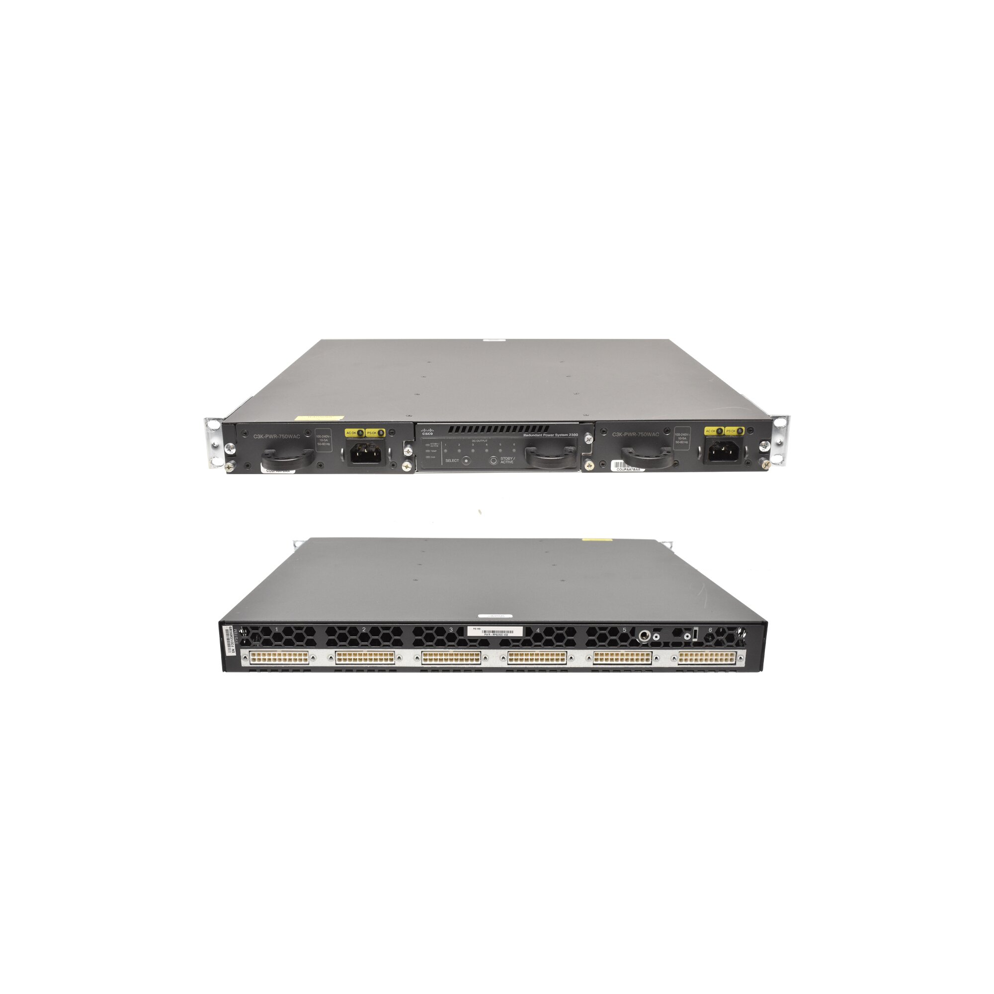 Cisco Redundant Power System PWR-RPS 2300 2x C3K-PWR-750AC - Piospartslap