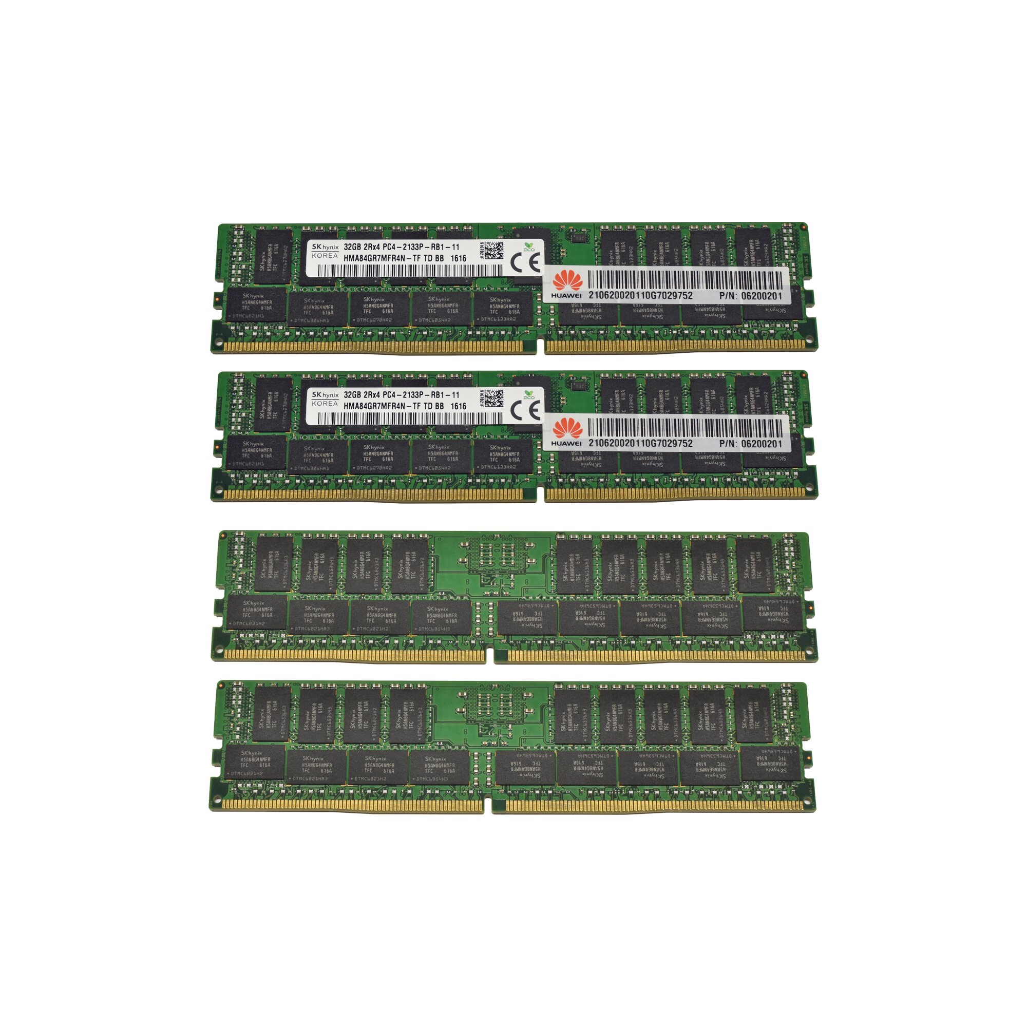 64GB Huawei SKhynix 2x 32GB 2Rx4 PC4-2133P-R DDR4 HMA84GR7MFR4N-TF MPN ...