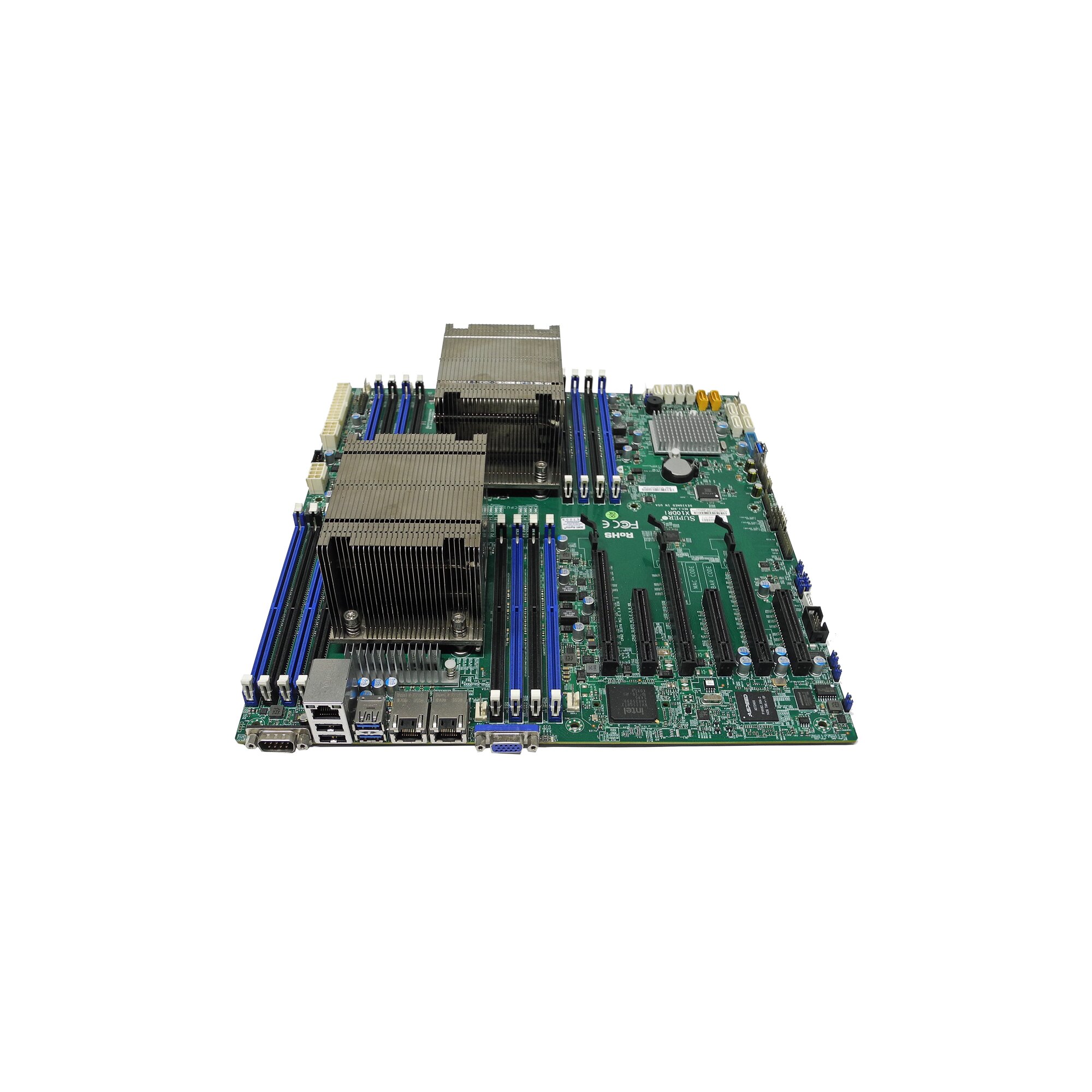 Supermicro ATX Mainboard X10DRi Rev.1.02B LGA 2011-3 Socket + 2x CPU ...