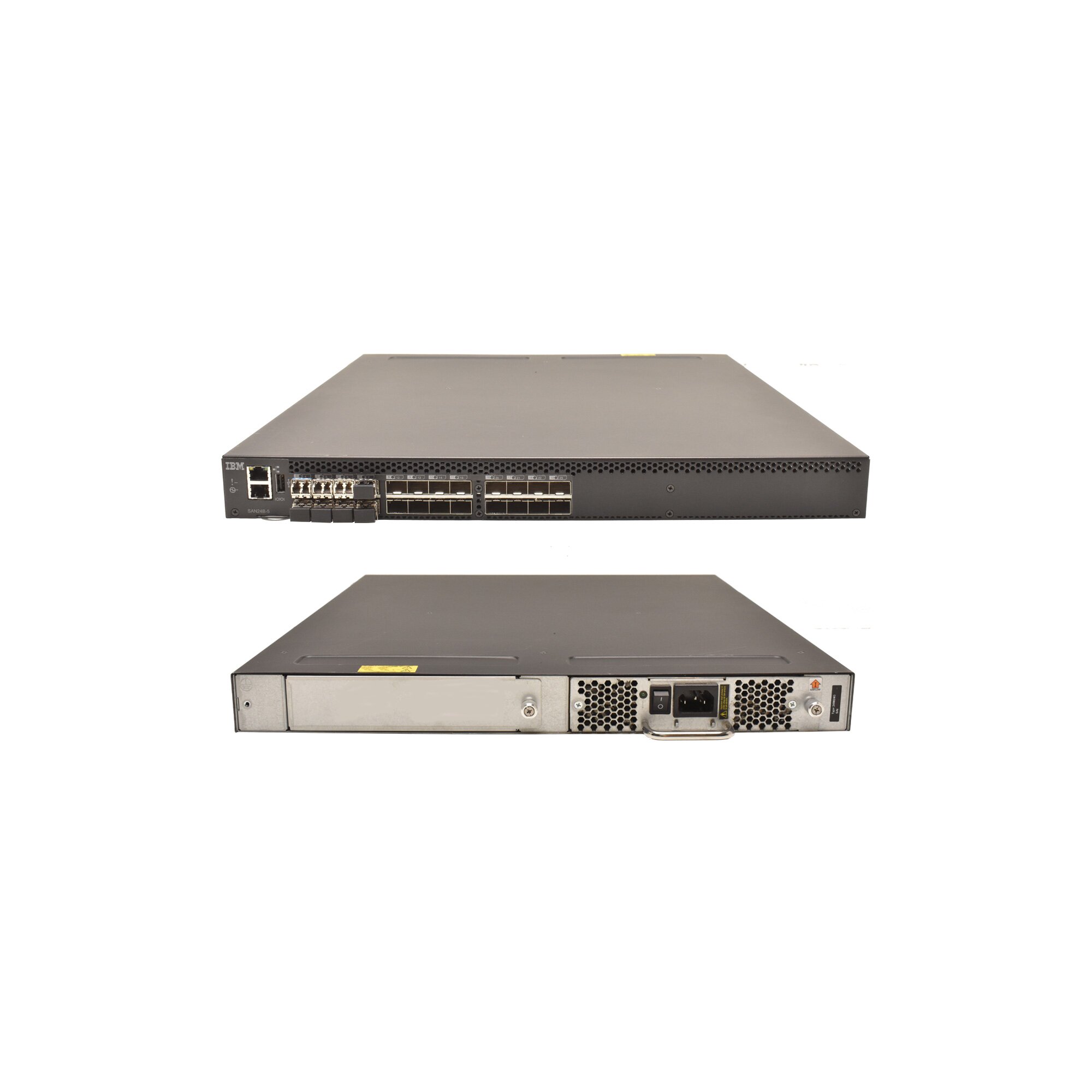 IBM SAN24B-5 2498-F24/24G/X24 12 aktive Ports + 8 Brocade 8GB SFP ...
